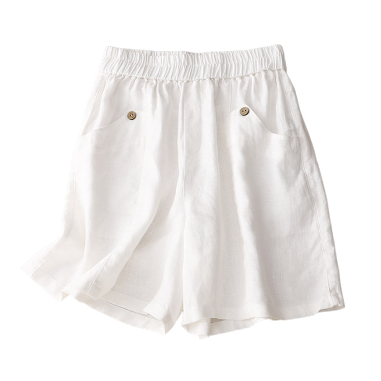 Tmtolofot 2024 Summer Trendy Sports Shorts Cotton Linen Stretch Short ...