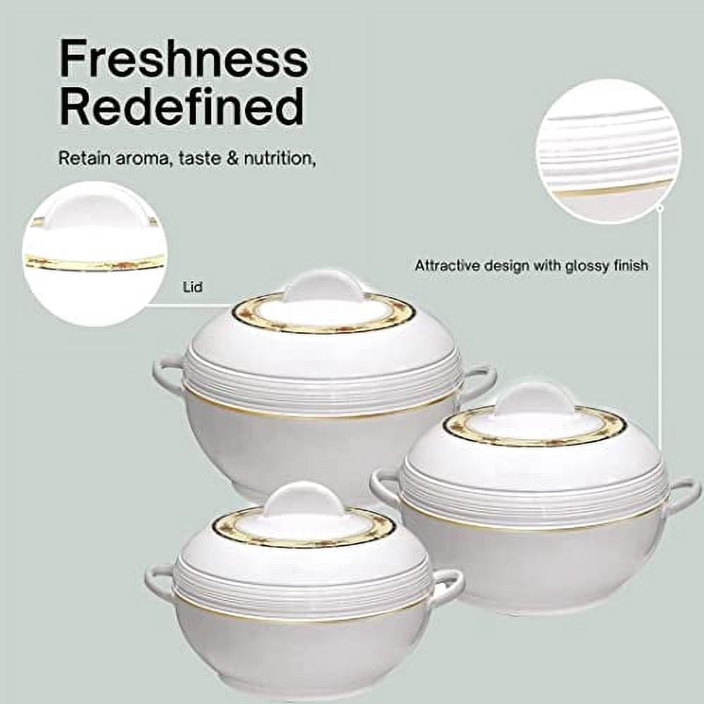 Tmvel Ambient Insulated Casserole Hot Pot Hot Pack Food Warmer 3 Pieces ...