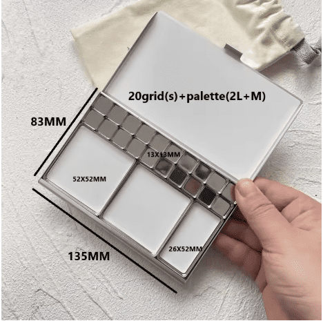 Tn Travel Watercolor Box Portable Packaging Acuarela Palette Magnetic ...