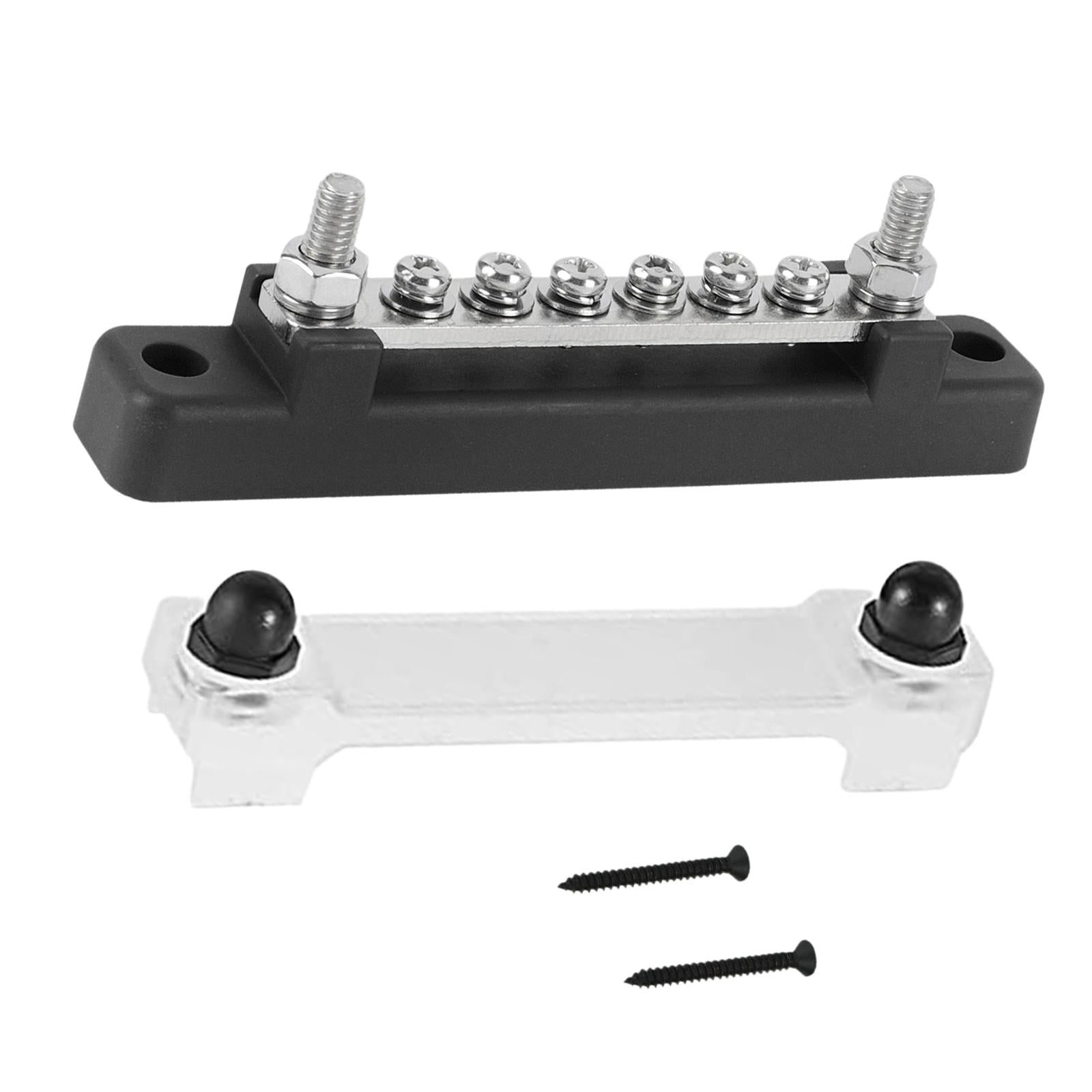 Tnarru 150A Copper Busbar Electrical Terminal Block Sturdy Multiuse 6 ...