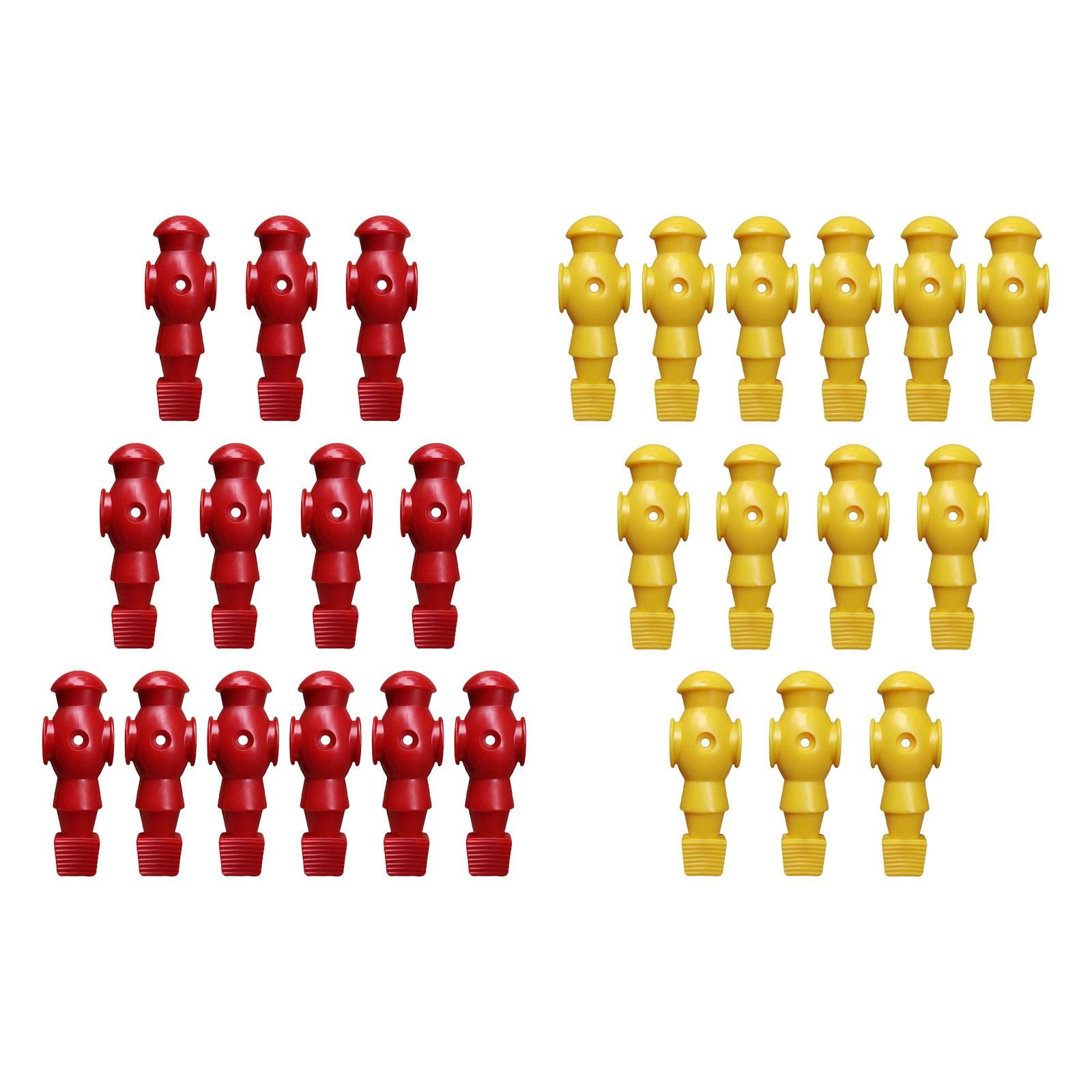 Tnarru 26Pcs Table Soccer Men Player, Foosball Players Replacement ...