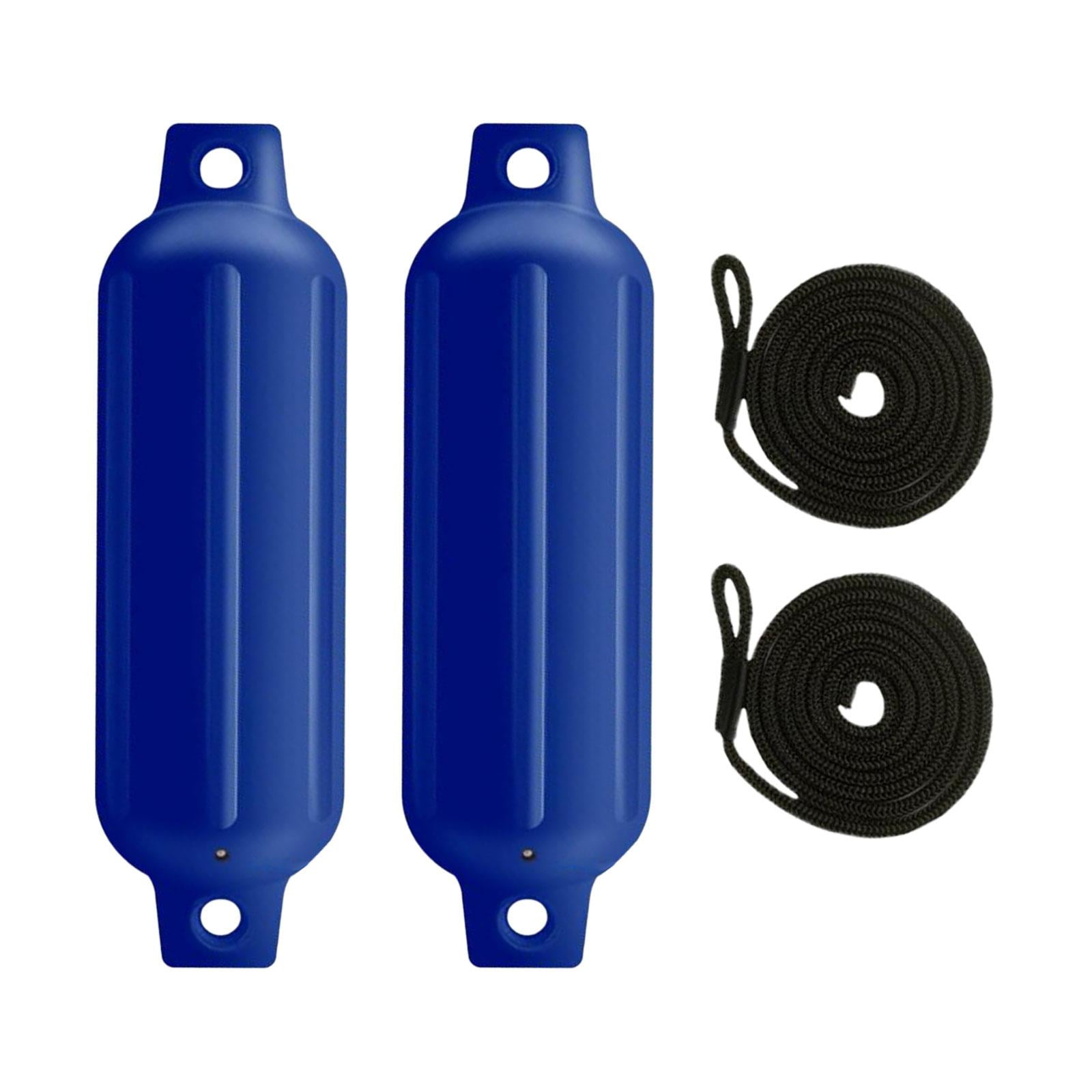 Tnarru 2Pcs Boat Fenders Boat Bumpers 6mm x 1.5M Ropes Easy to Install ...