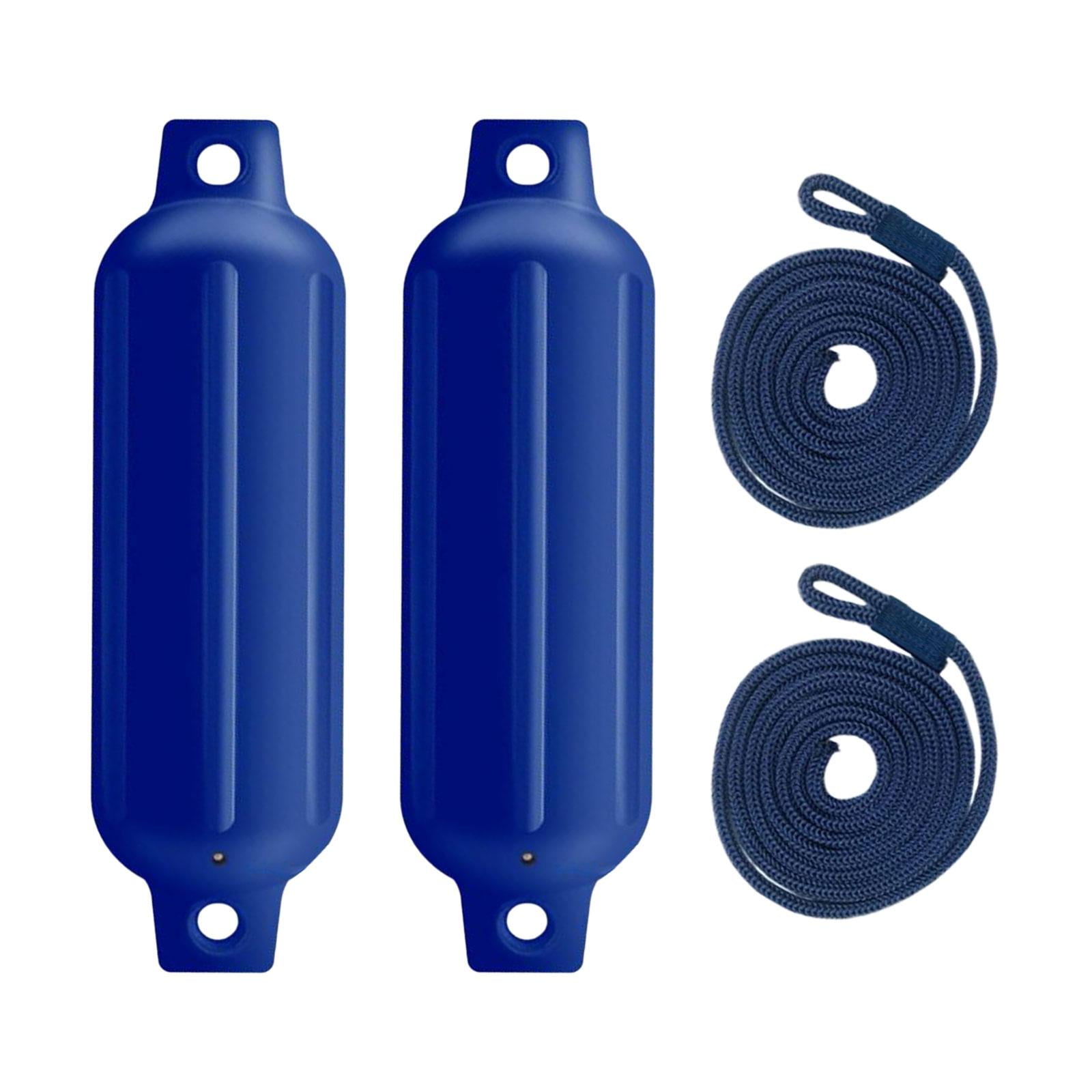 Tnarru 2Pcs Boat Fenders Boat Bumpers 6mm x 1.5M Ropes Easy to Install ...