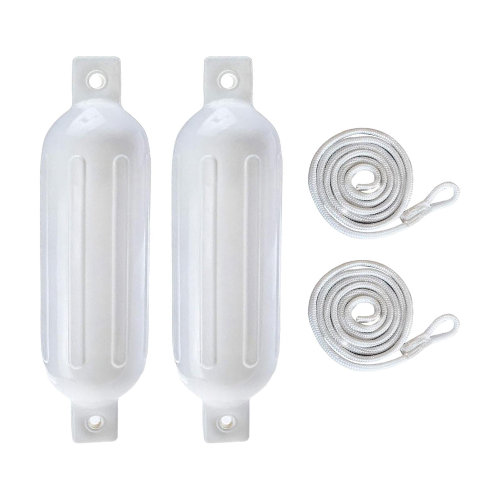 Tnarru 2Pcs Boat Fenders Boat Bumpers 6mm x 1.5M Ropes Easy to Install ...