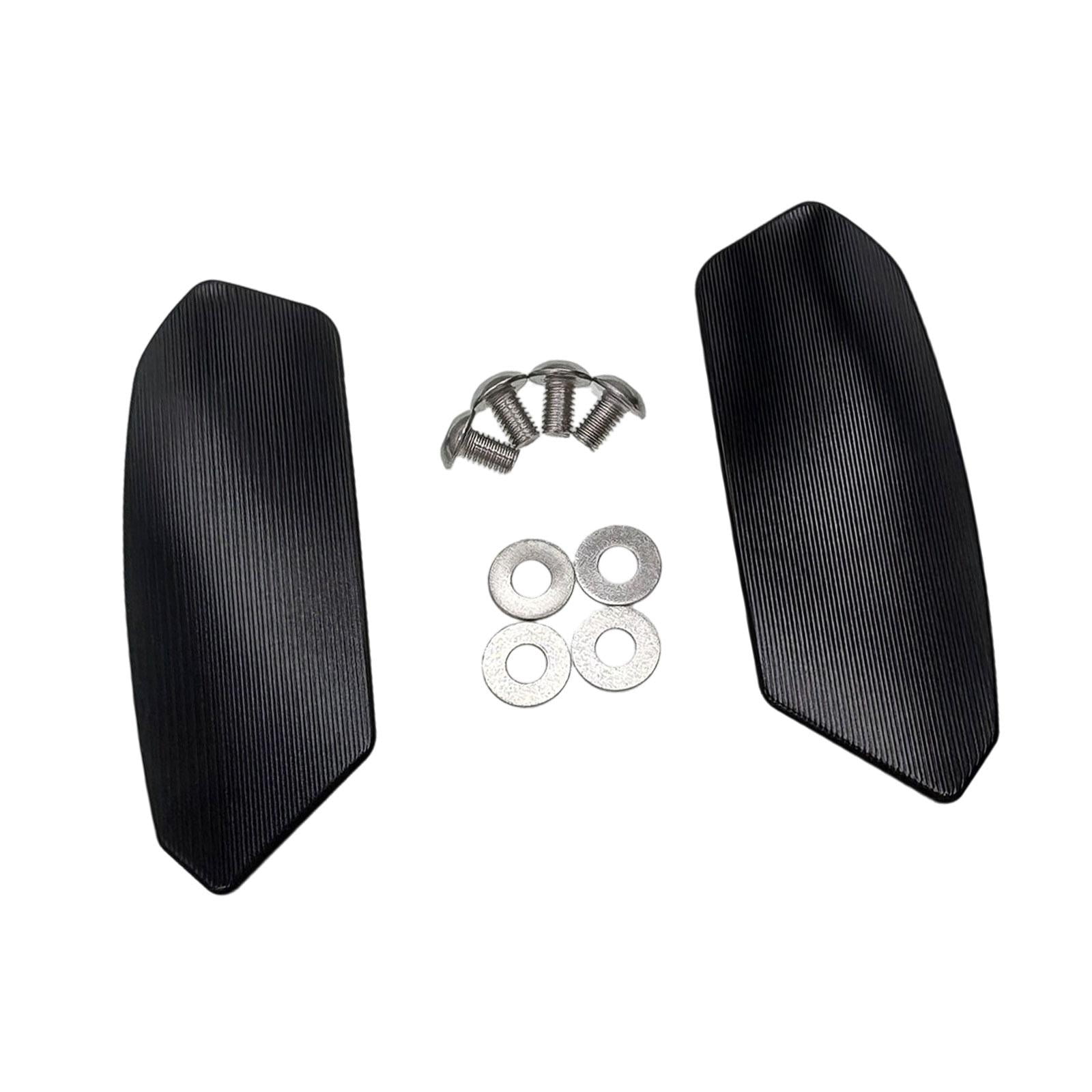 Tnarru 2x Mirror Block Off Base Plates Rearview Mirror Hole Cover Bases ...
