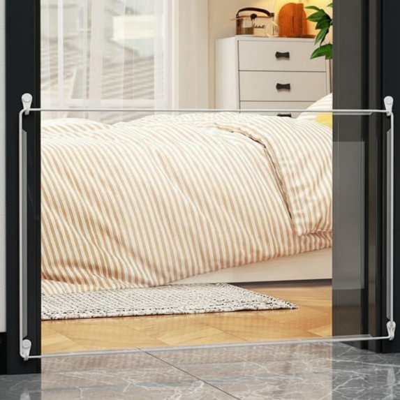 Tnarru 6-panel clear resin indoor pet barrier - Walmart.com
