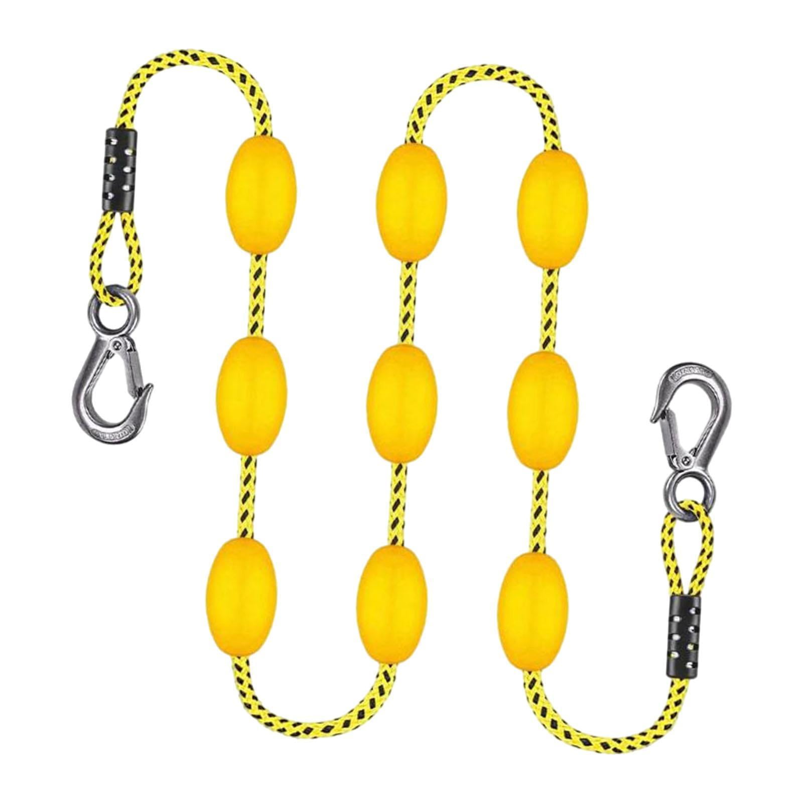 Tnarru 60ft Tow Rope for 1 to 6 Riders for Tubing, Water Sports with 9 ...
