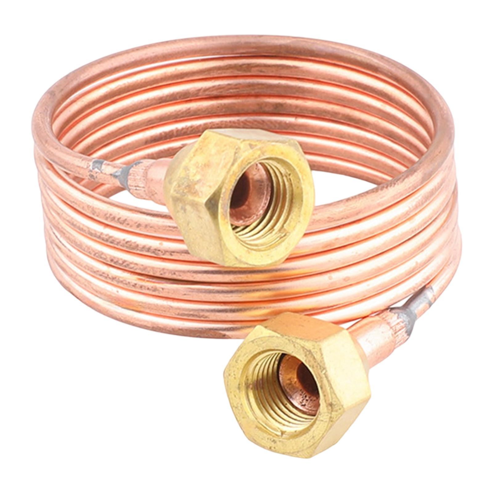 Tnarru Air Conditioner Refrigerator Tube Copper Capillary Tube DIY Compact Coil Copper Tubes for ...