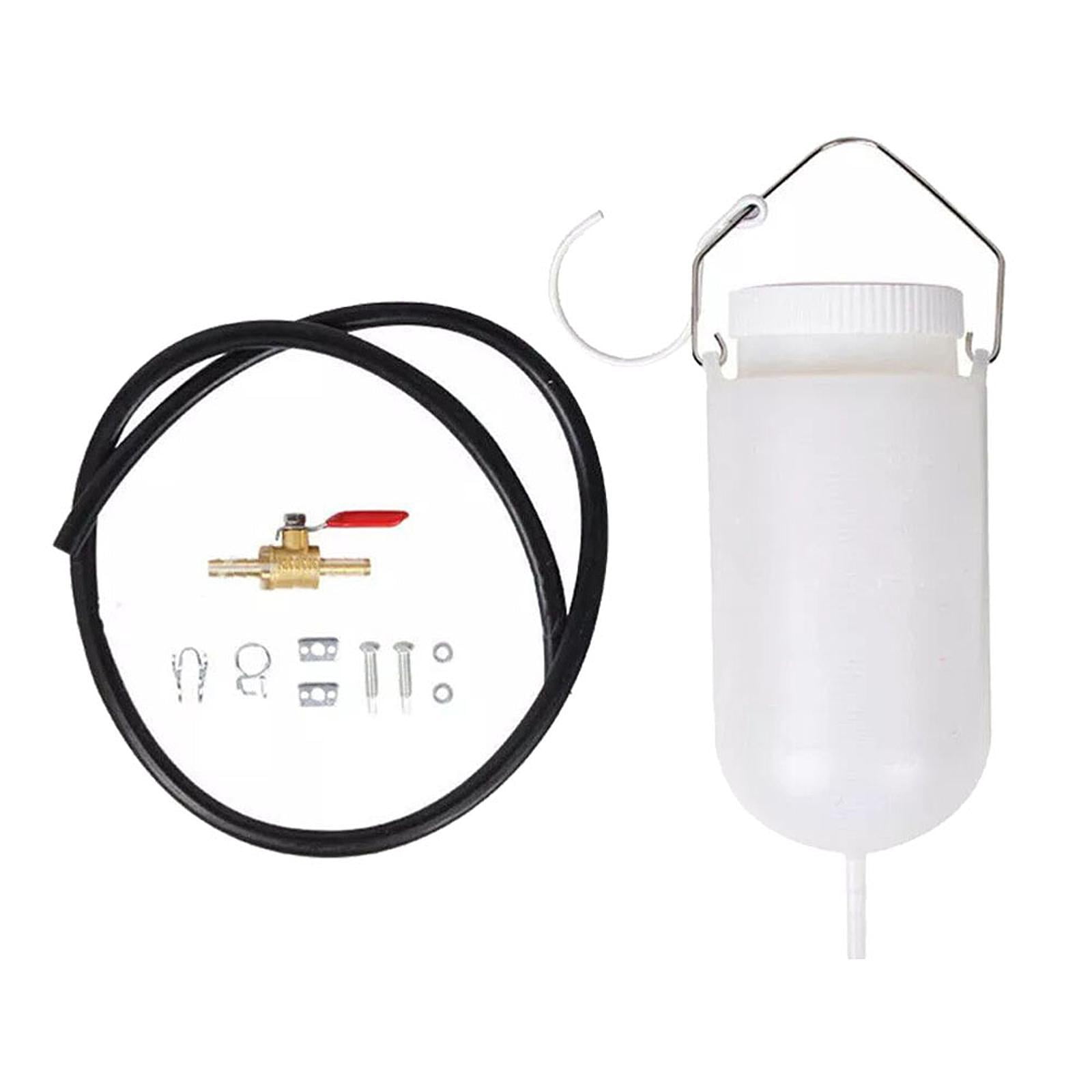 Tnarru Auxiliary Fuel Tank Motorcycle Tools 1L with with Fuel Hose ...