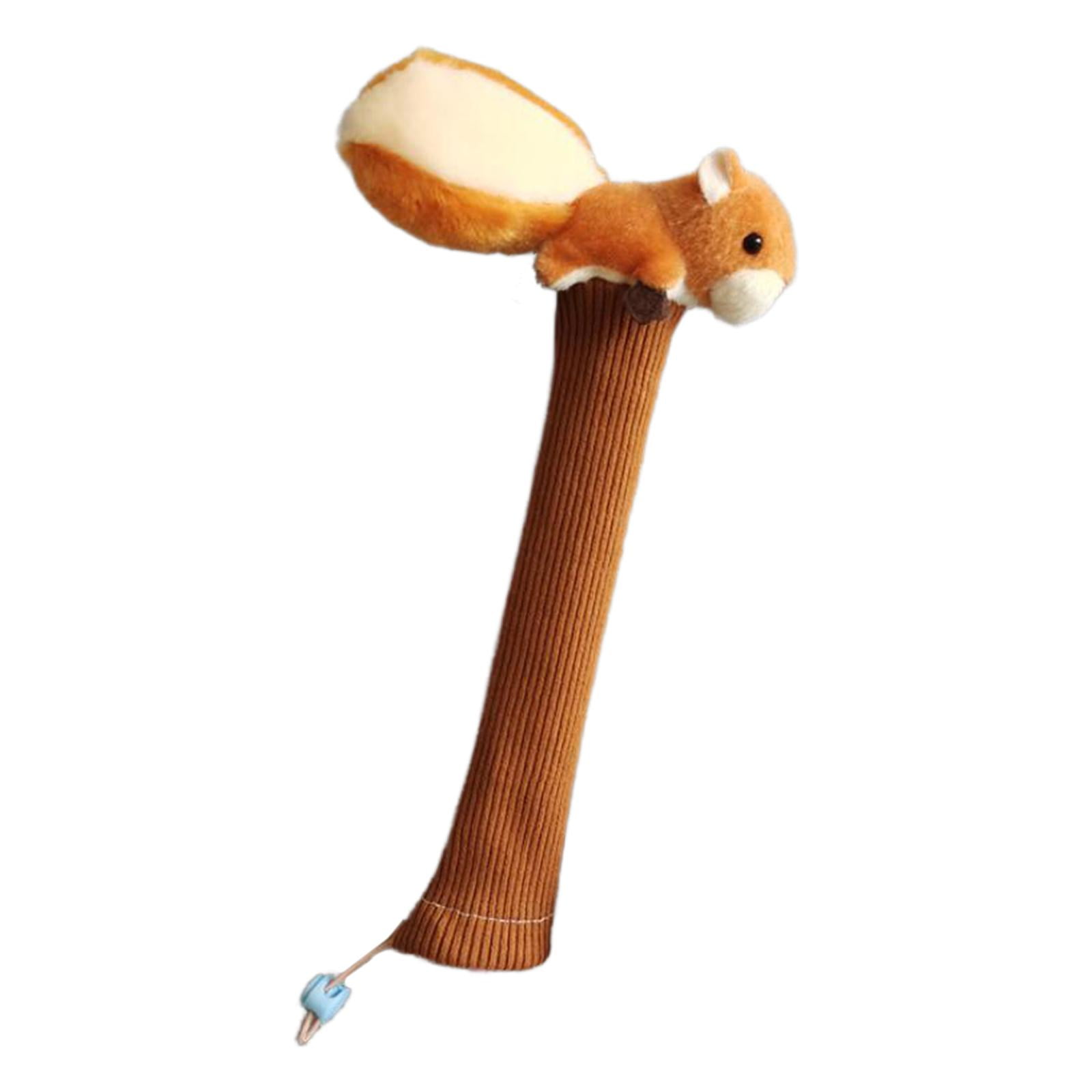 Tnarru Badminton Racket Handle Cover Plush Animal Doll Tennis Racquet ...