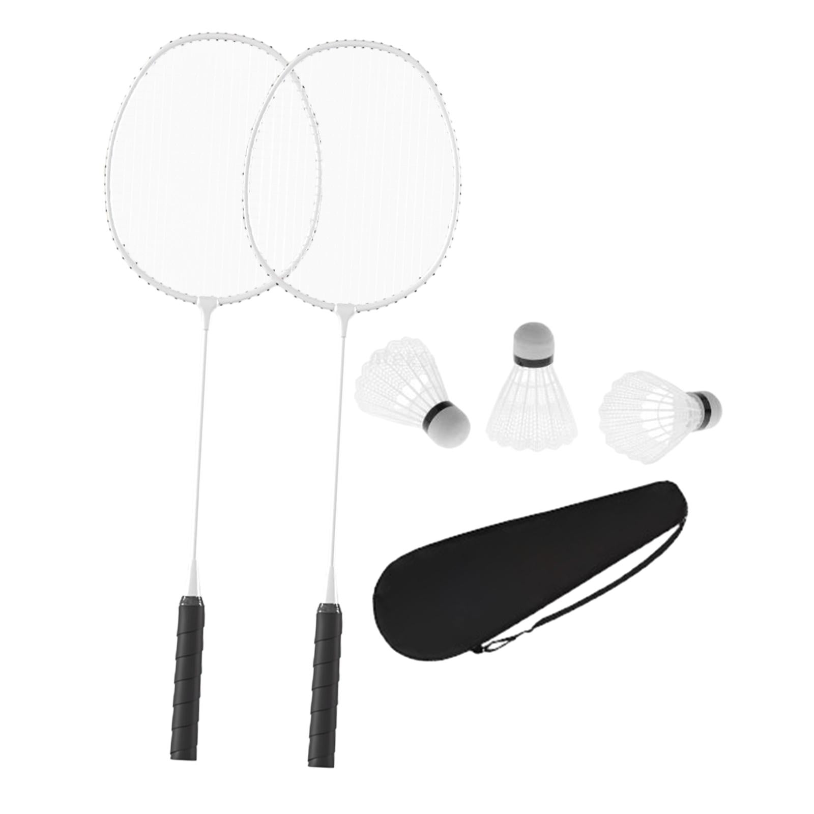 Tnarru Badminton Rackets Set Badminton Shuttlecock with Rackets Bag ...