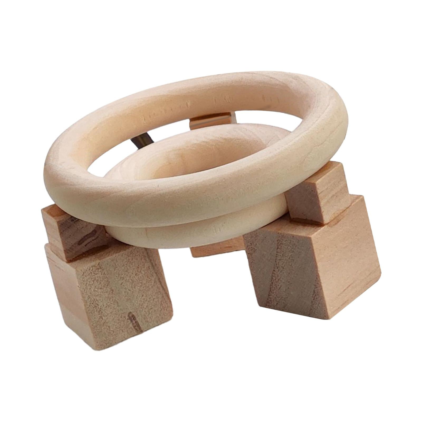 Tnarru Baseball Display Stand Sports Ball Display Rack Desktop Wood ...