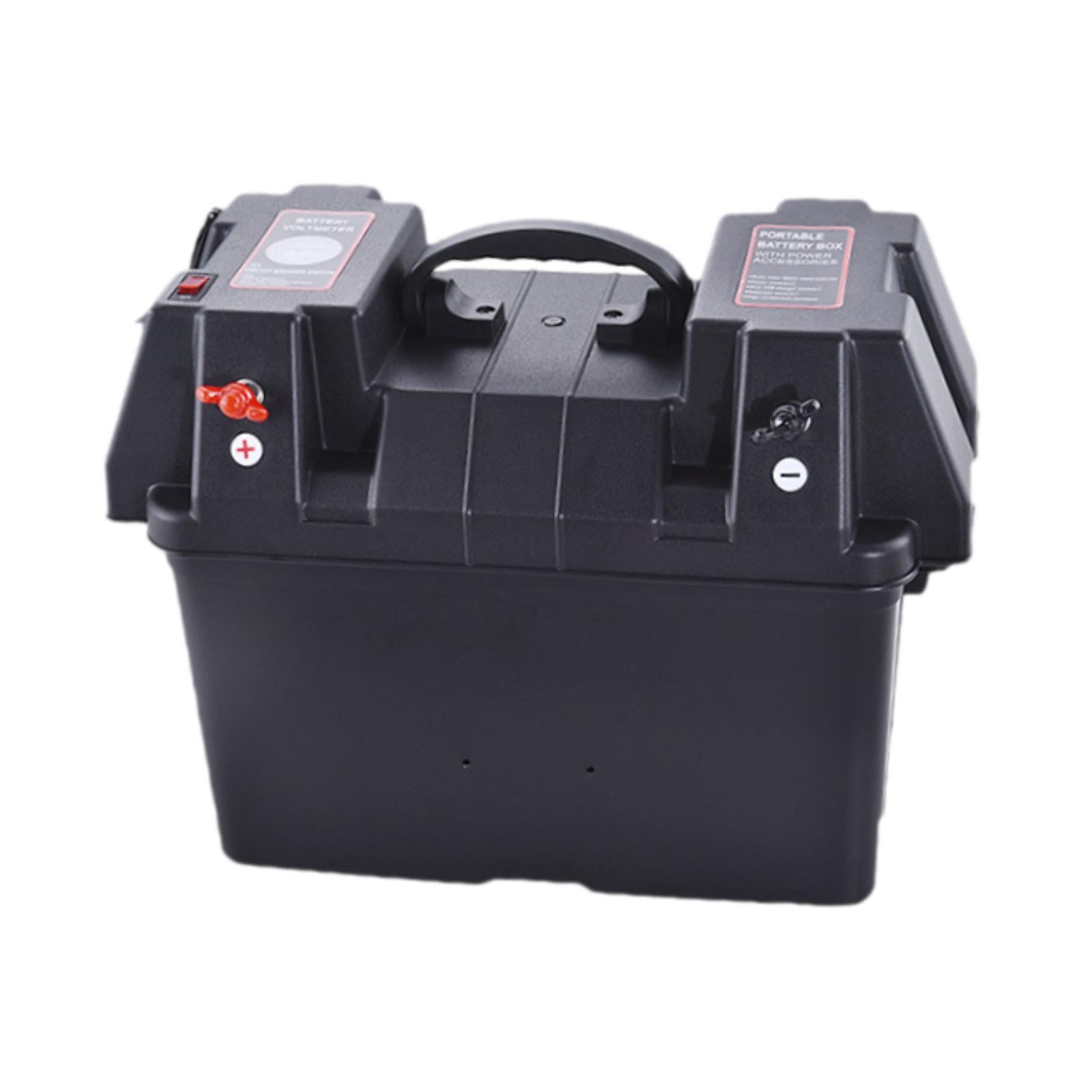 Tnarru Battery Storage Box Container Heavy Duty Multifunctional Battery ...