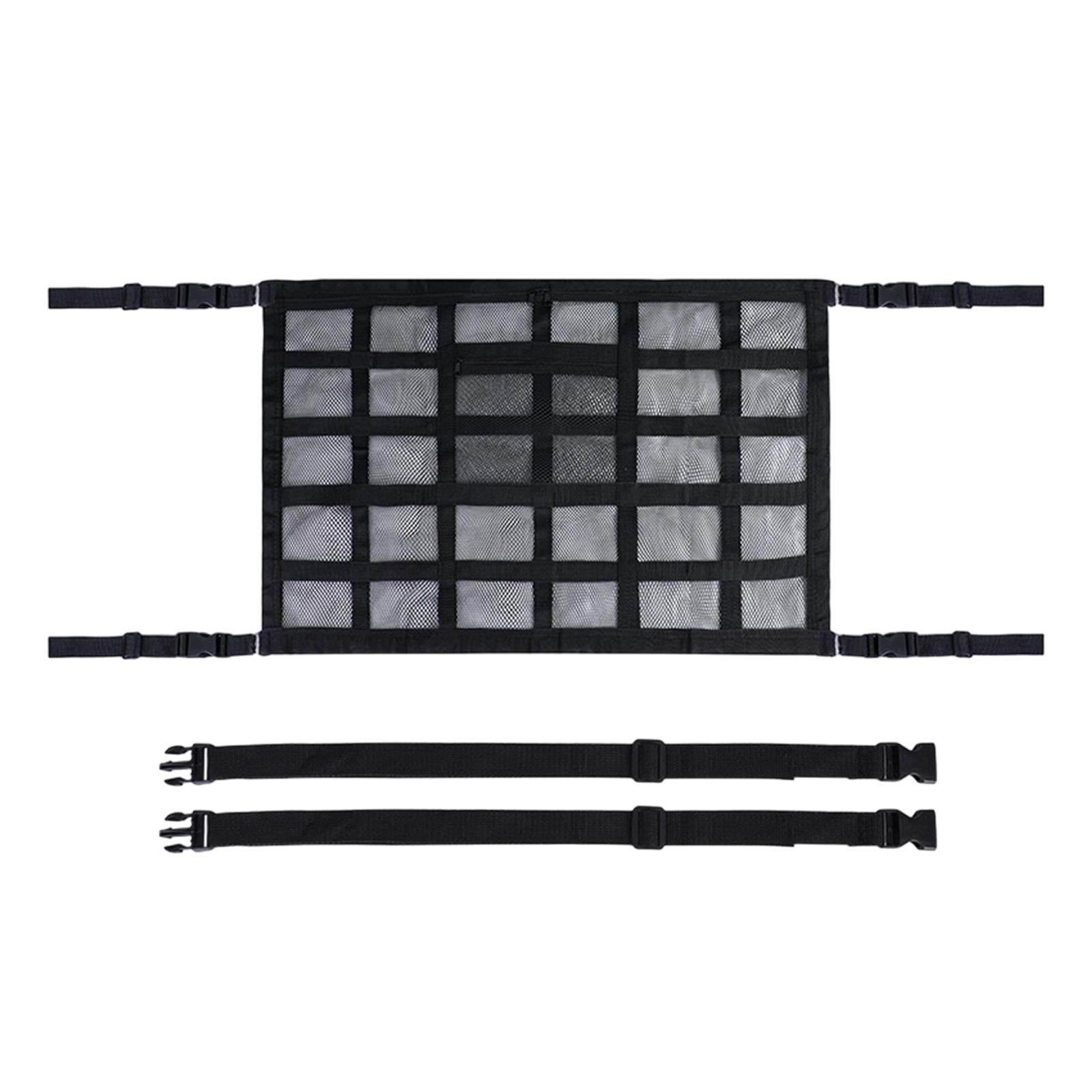 Tnarru Generic Car Ceiling Cargo Mesh Net, Storage Pocket, Car Roof ...