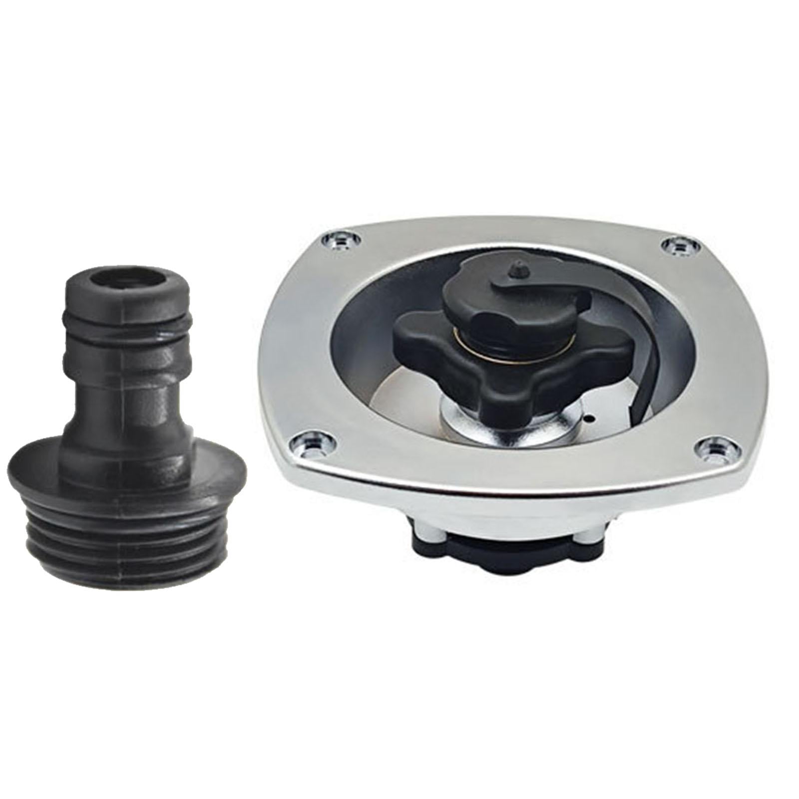 Tnarru Generic RV Water Hookup Inlet with Quick Connector Good Sealing ...