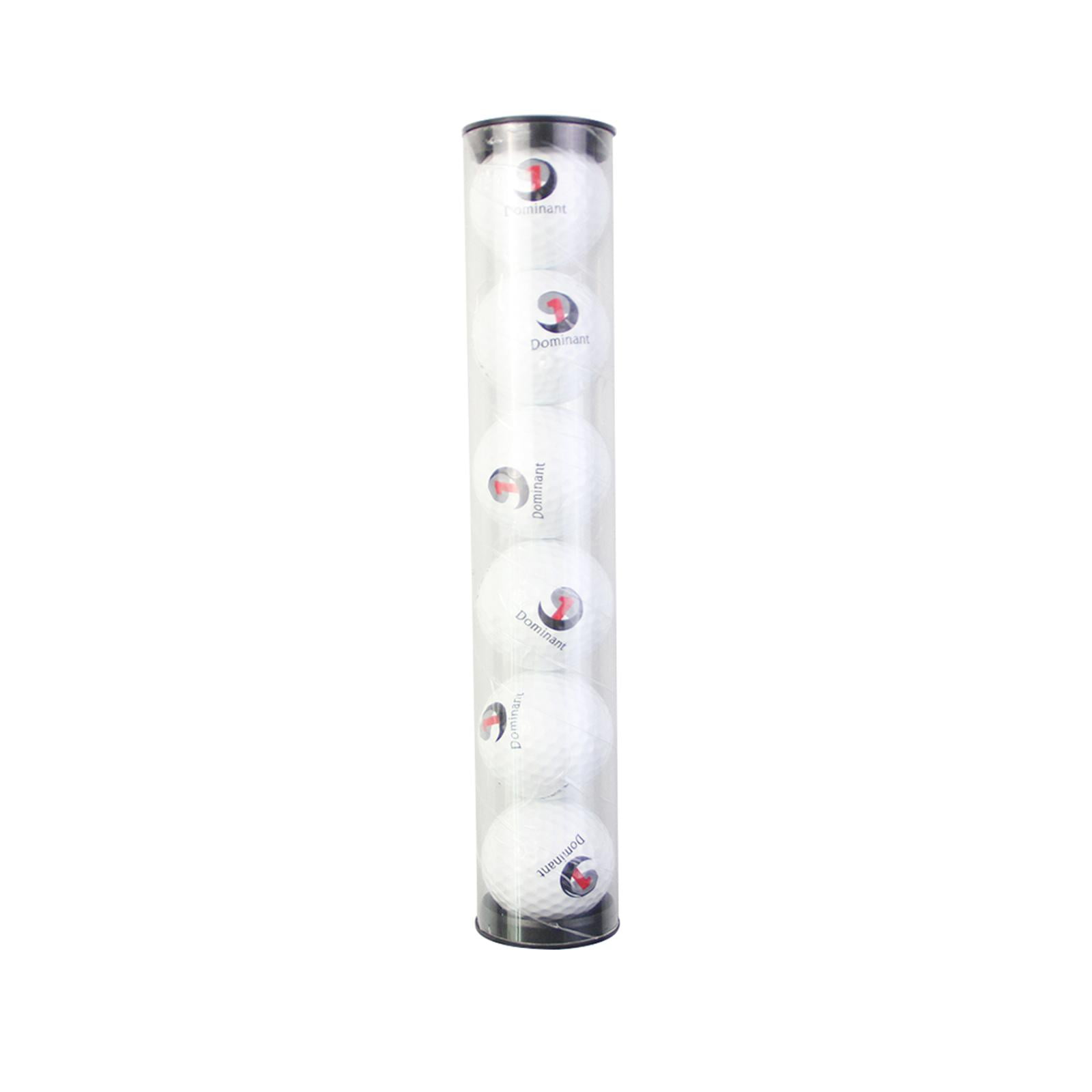 Tnarru Golf Ball Storage Tube Holder with 6 Balls Packaging Box 4.7cm ...