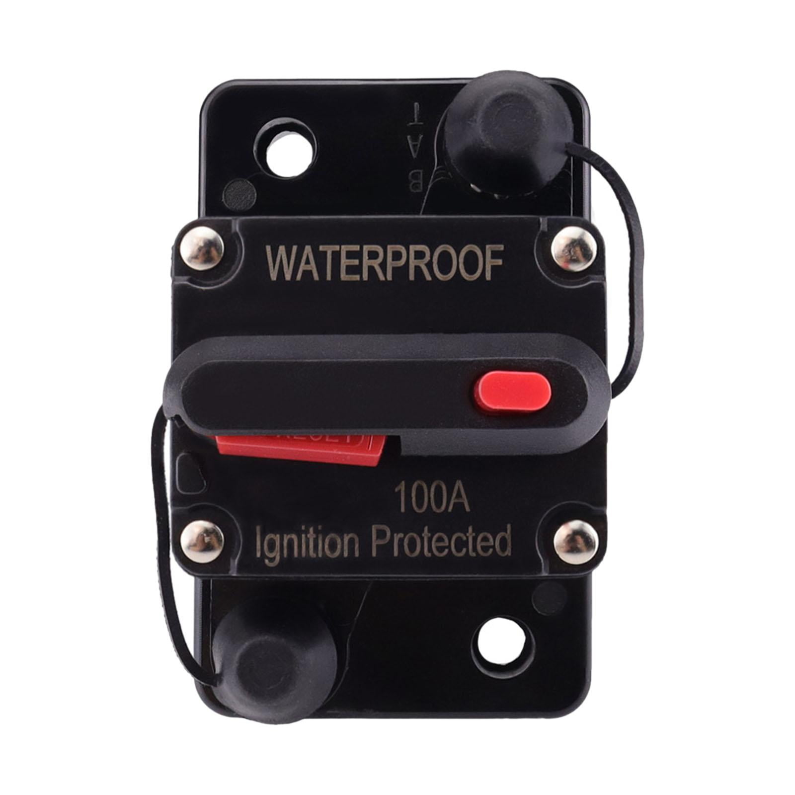 Tnarru Marine Circuit Breaker 12V-48V DC with Manual Reset Compact ...