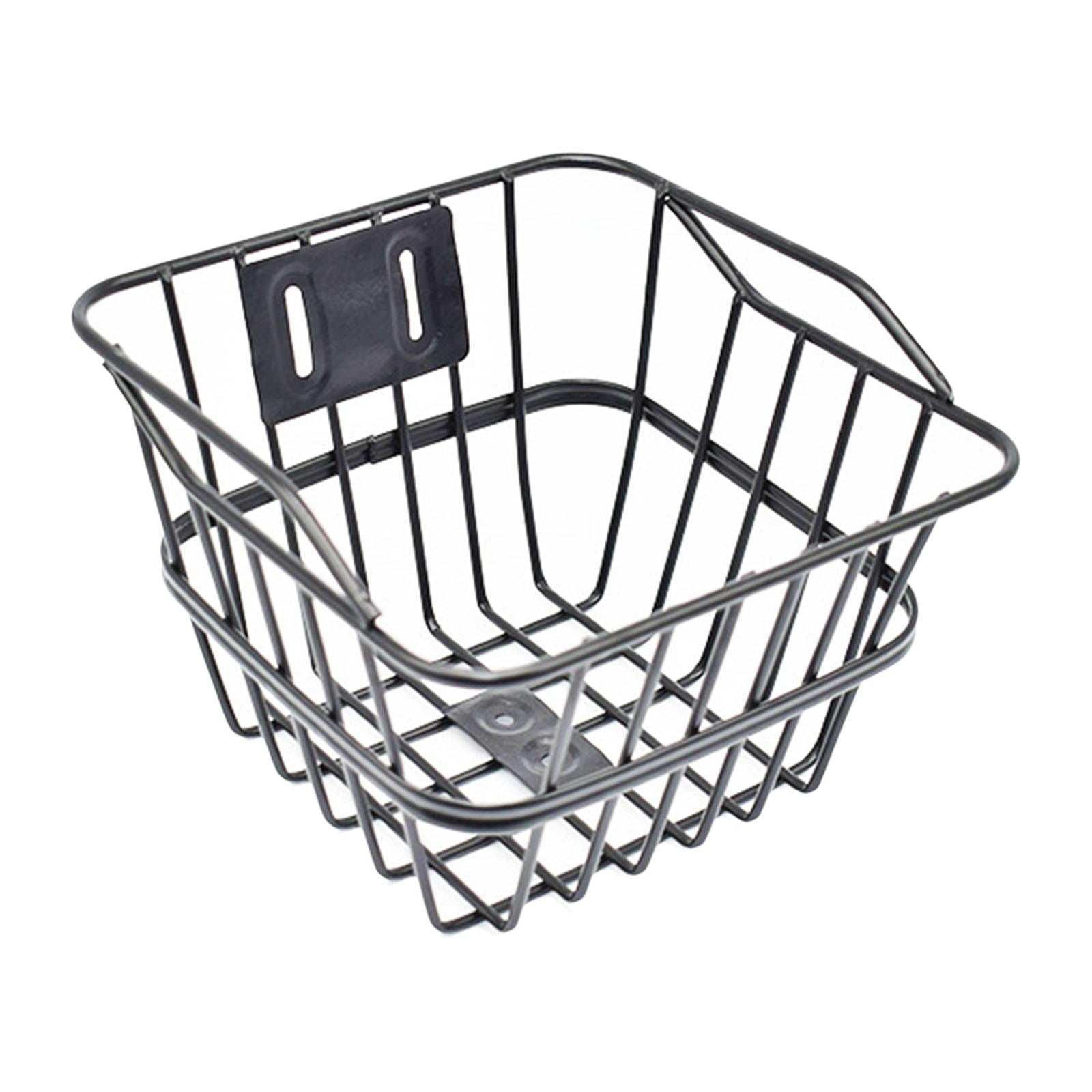 Tnarru Metal Wire Front Rear Basket Bike Cargo Basket Convenient ...