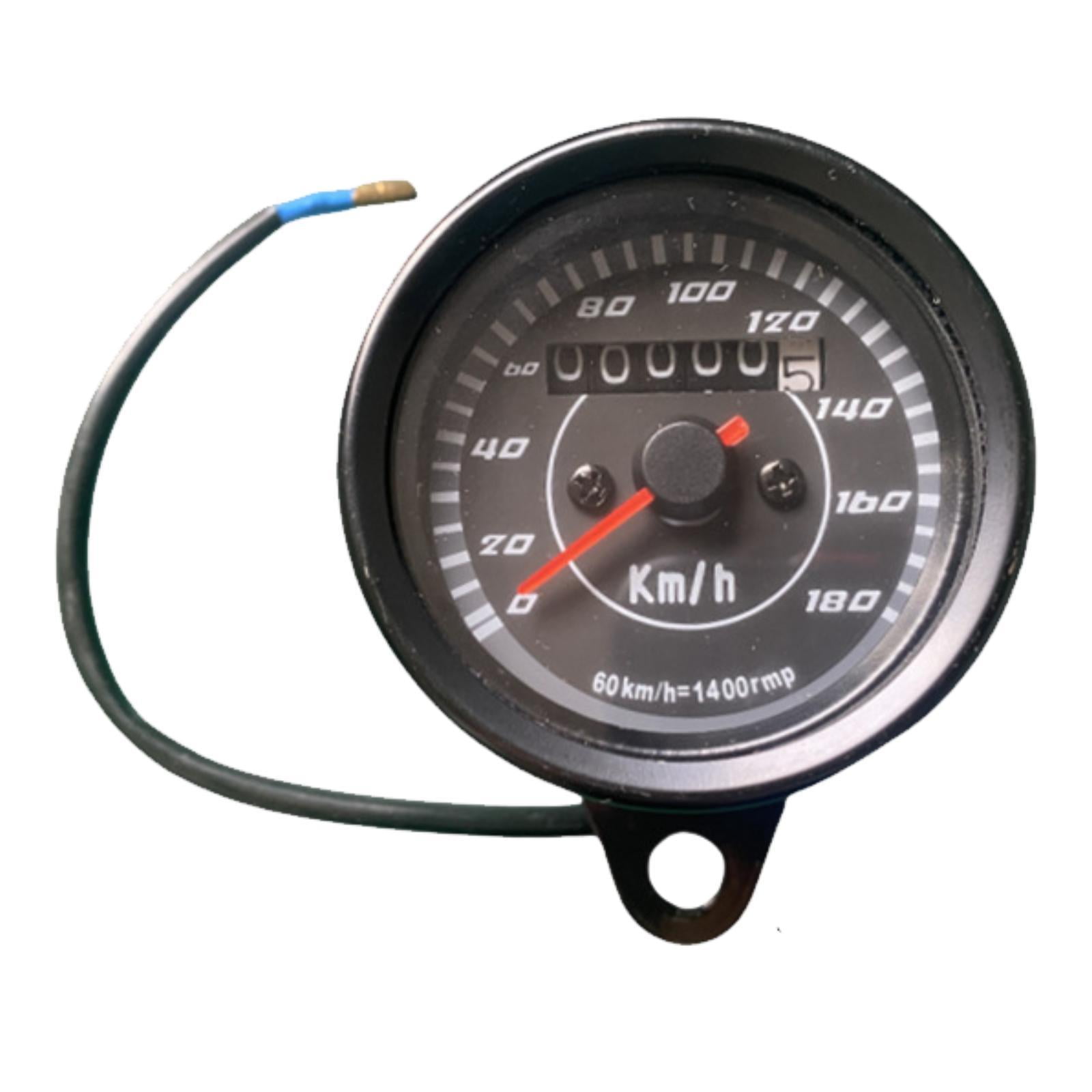 Tnarru Motorcycle Gauge Cluster Black Compatible Dashboard Gauge High ...