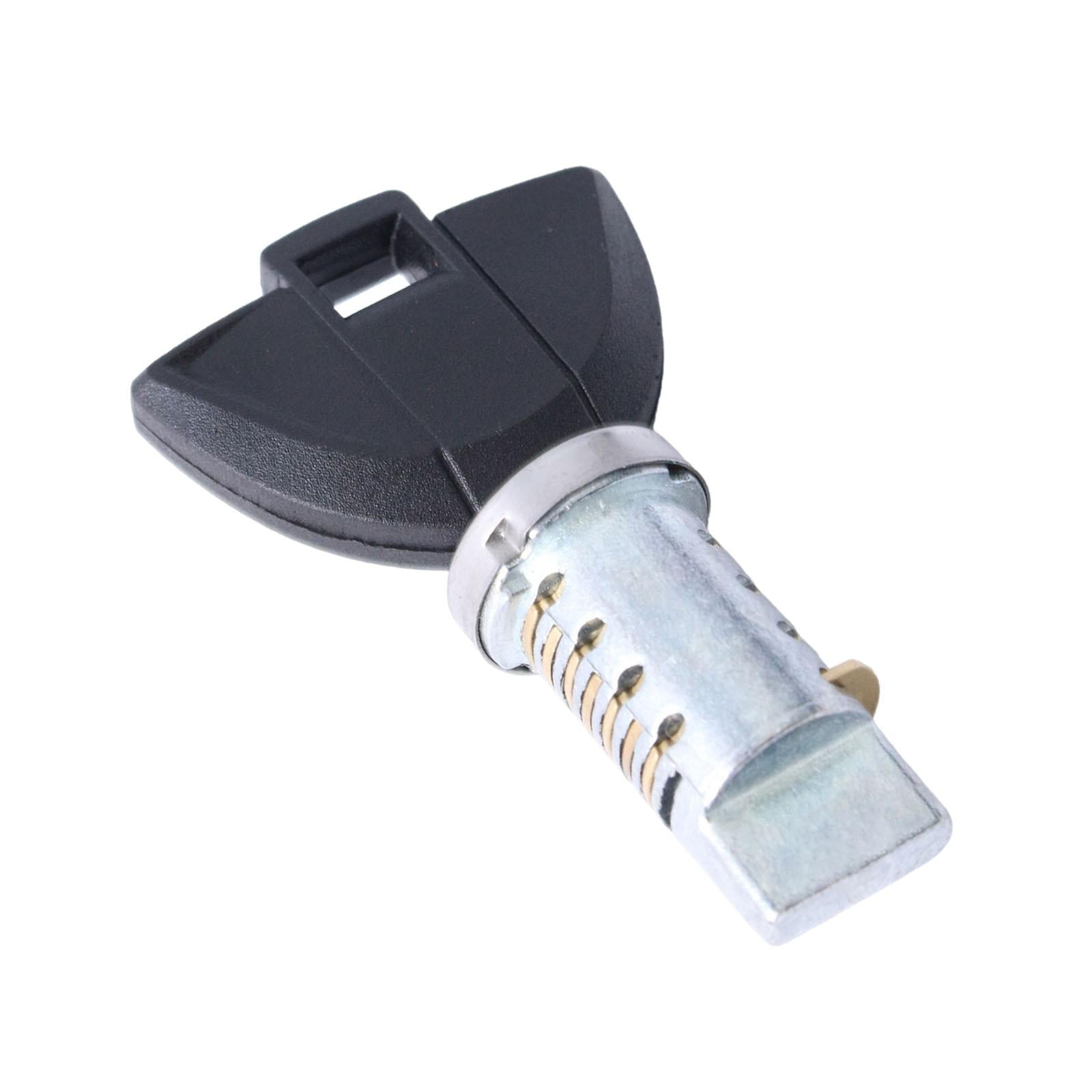 Tnarru Motorcycle Rear Trunk Lock Cylinder Key Core Plug Metal Easy to ...