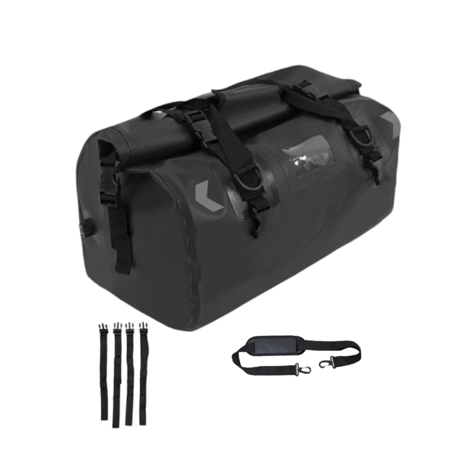 Tnarru Motorcycle Tail Bag Waterproof Saddle Bag Water Resistant with ...