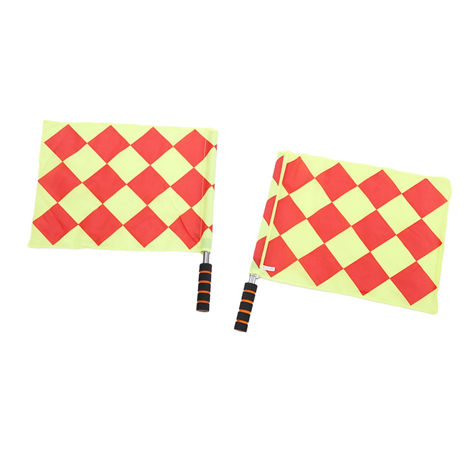 Tnarru Referee Flag Flag Multifunctional Fair Game Flag Traffic Flag ...