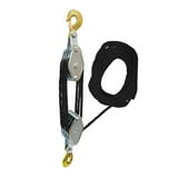 Tnarru Rope Hoist Pulley Manual Hand Lift Rope Pulley Hoist 270 Degree ...