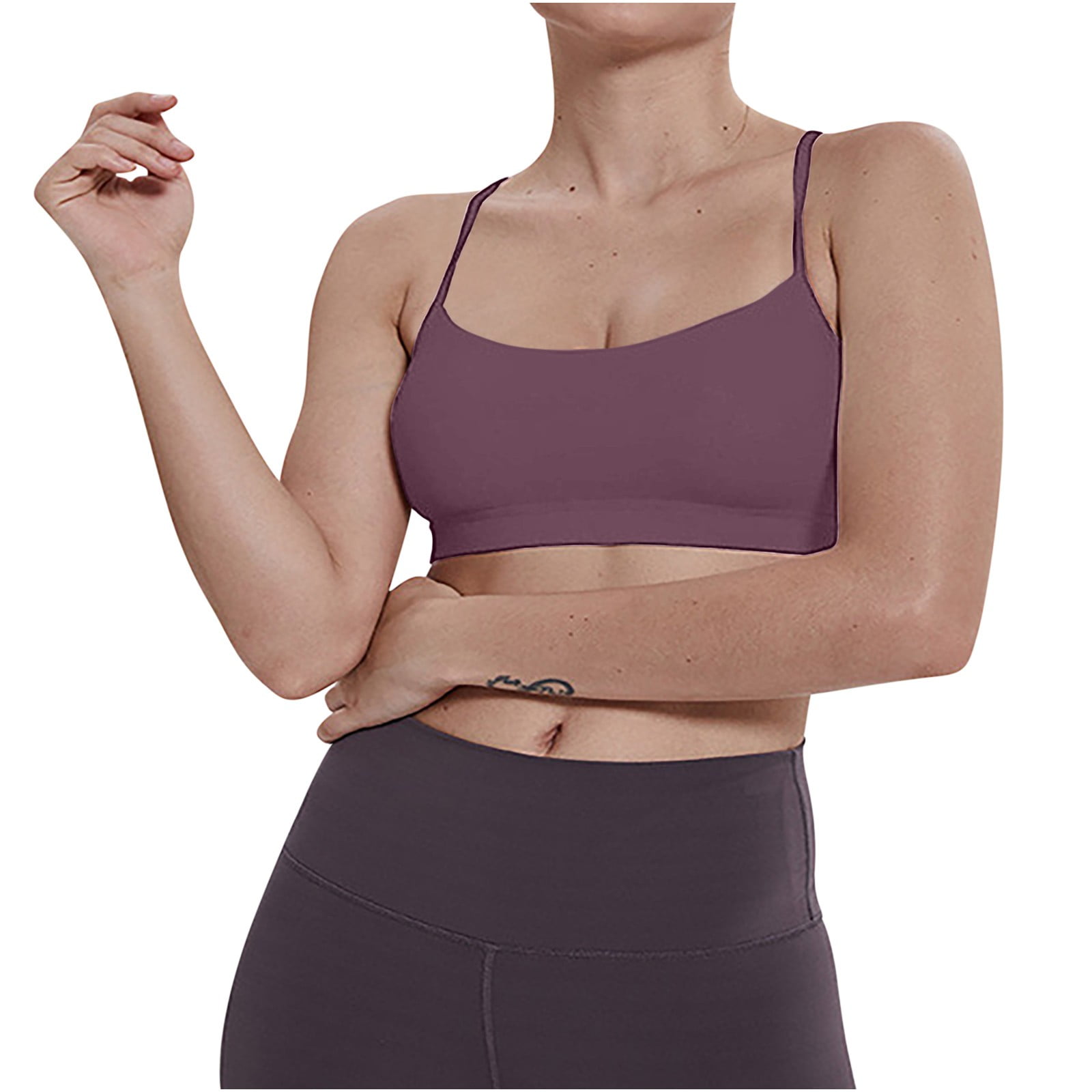 Tnhcen Sports Bra High Impact Beauty Back Yoga Bra foreign Trade Sports Bra Women's Shock ...