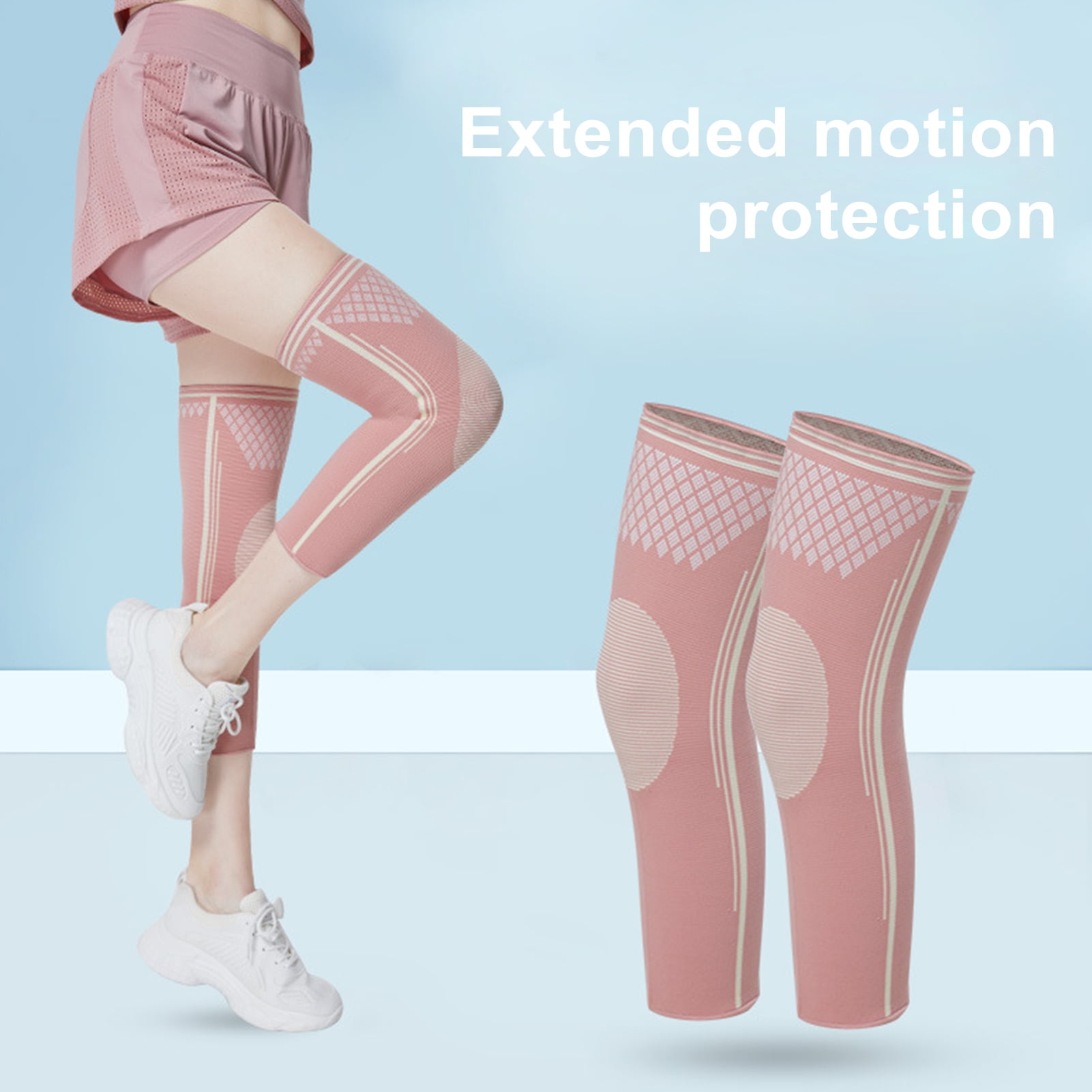 Tnobhg 1 Pair Knee Pads Super Soft Breathable High Elastic Sweat ...