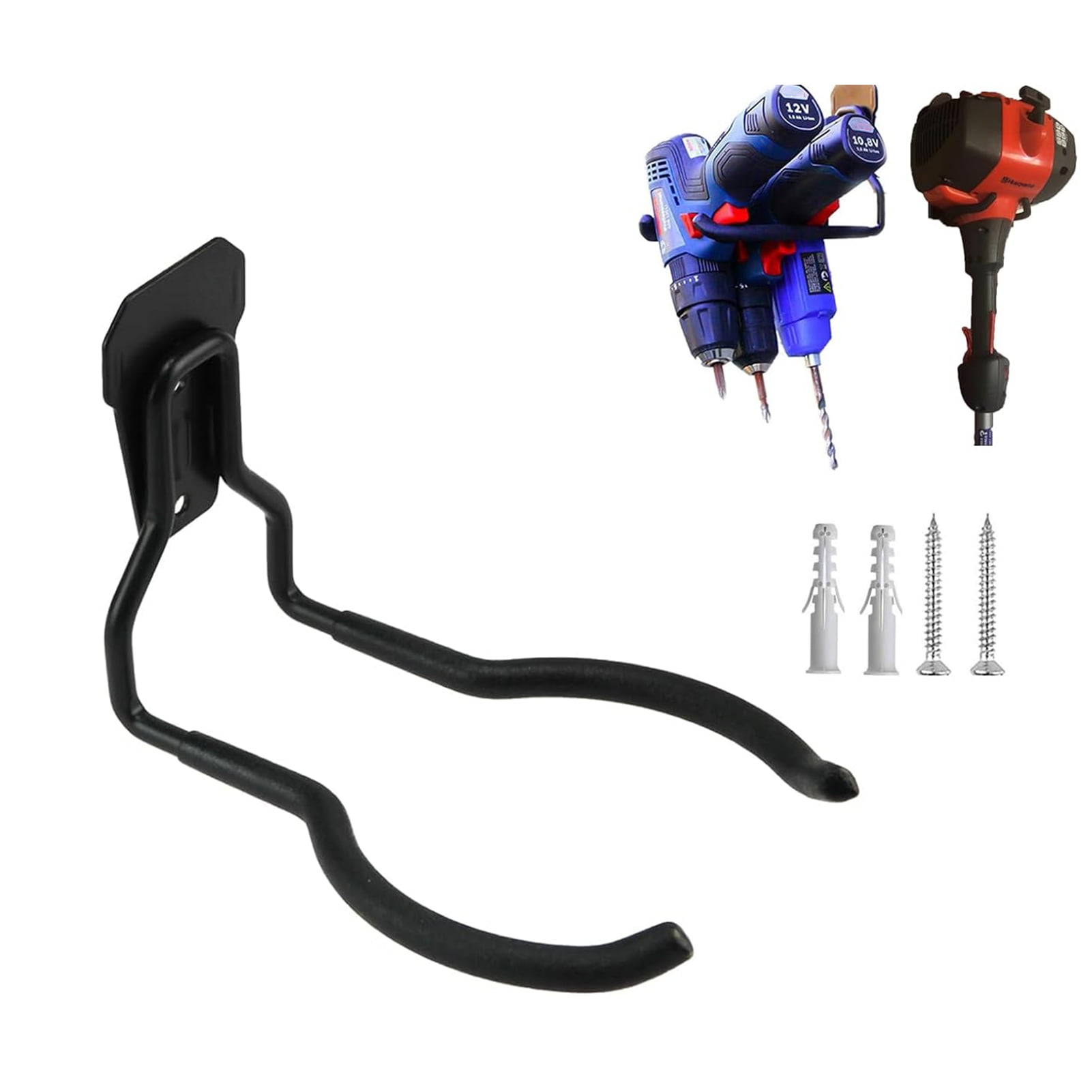 Tnobhg 1 Set Power Tool Hanger with Screws Wall Mount Heavy Duty Iron ...