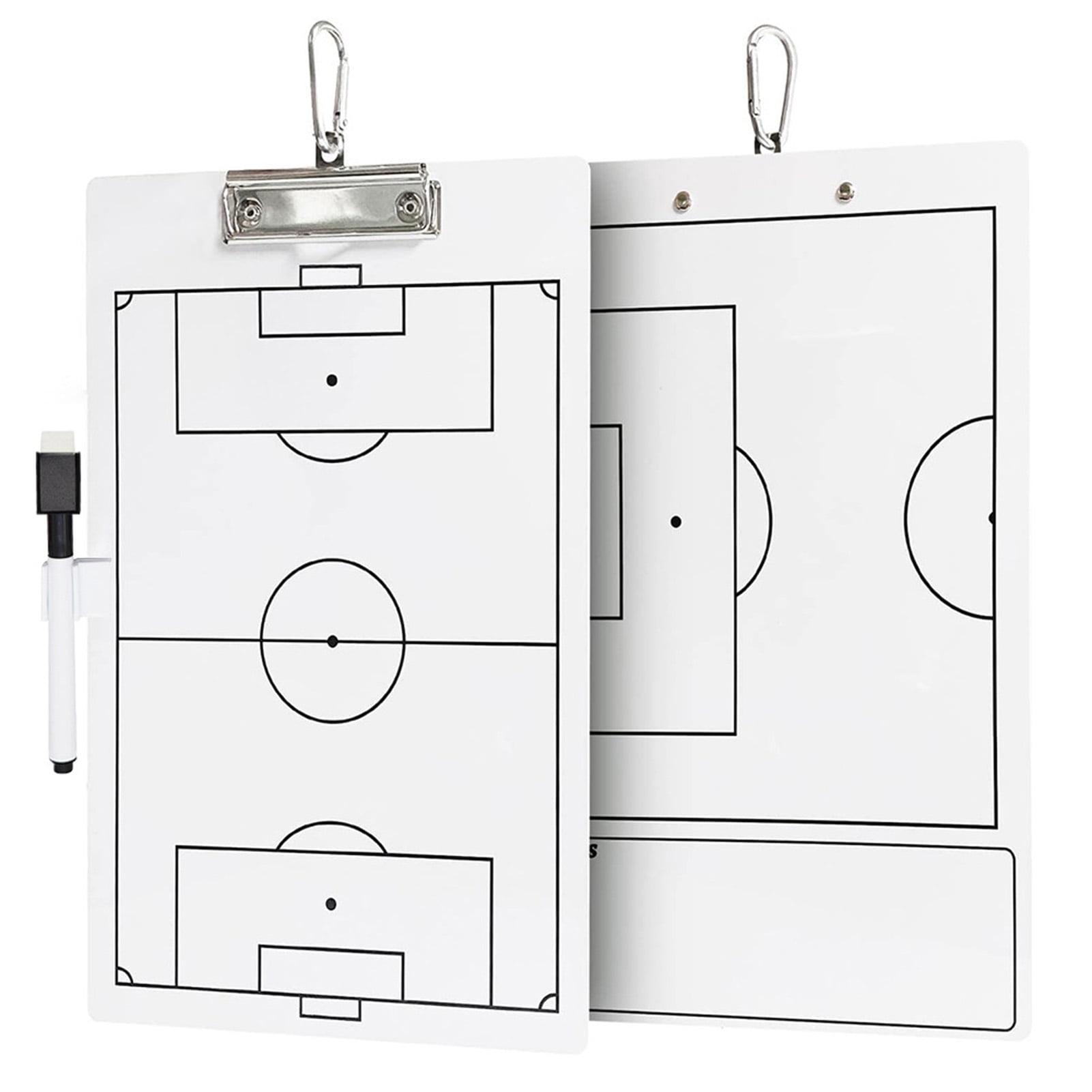 Tnobhg 1 Set Soccer Dry Erase Coaching Scoreboard with Erasable Pen ...