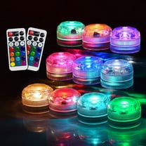 XINGLAN Solar Above Ground Pool Lights 4 Pack Outdoor Wireless Pool ...