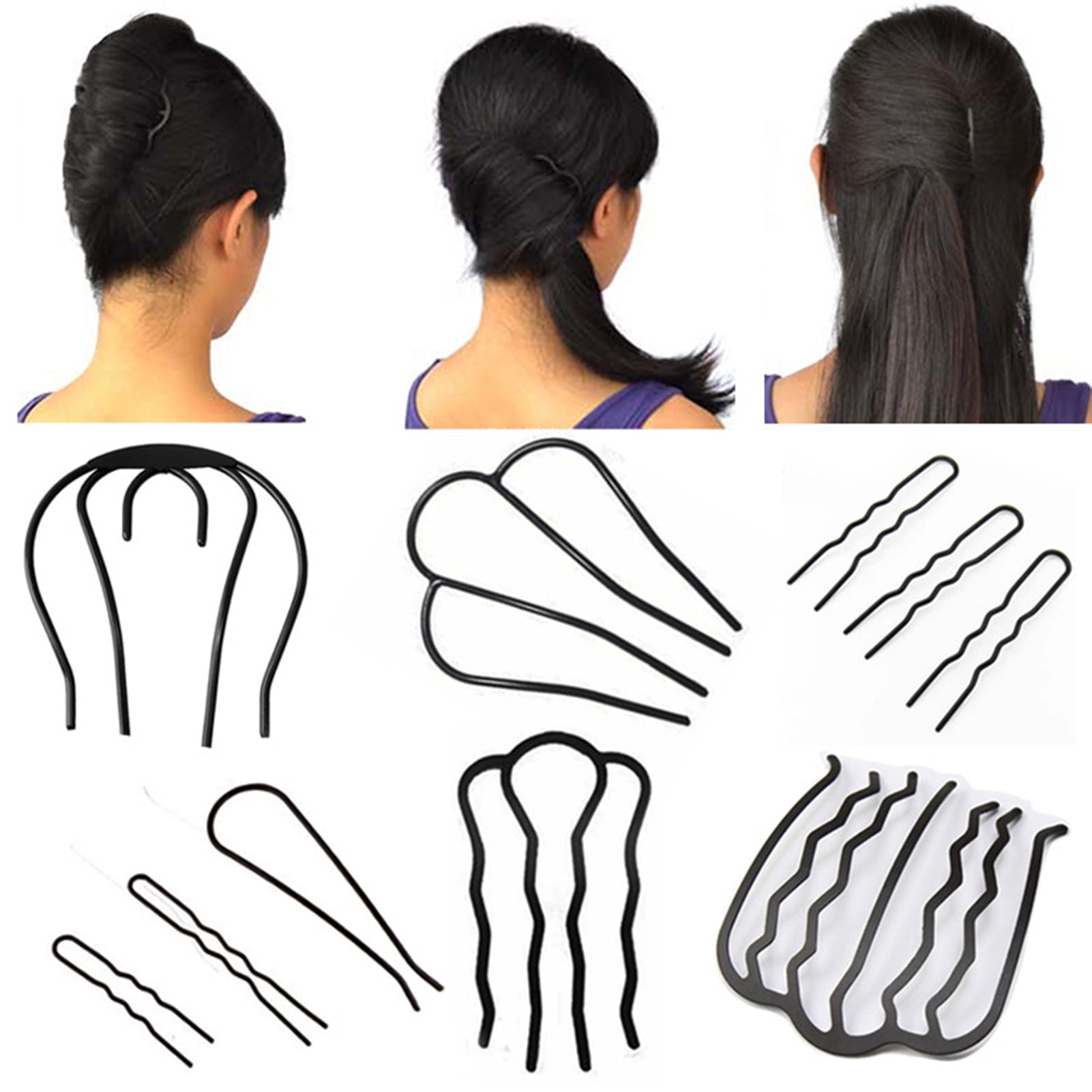 Tnobhg 1Pc/3Pcs Stylish Seven-Toothed Comb Any Occasion Minimalistic ...