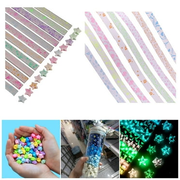 540Pcs Star Origami Papers Colored Star Paper Strips DIY Origami Stars ...