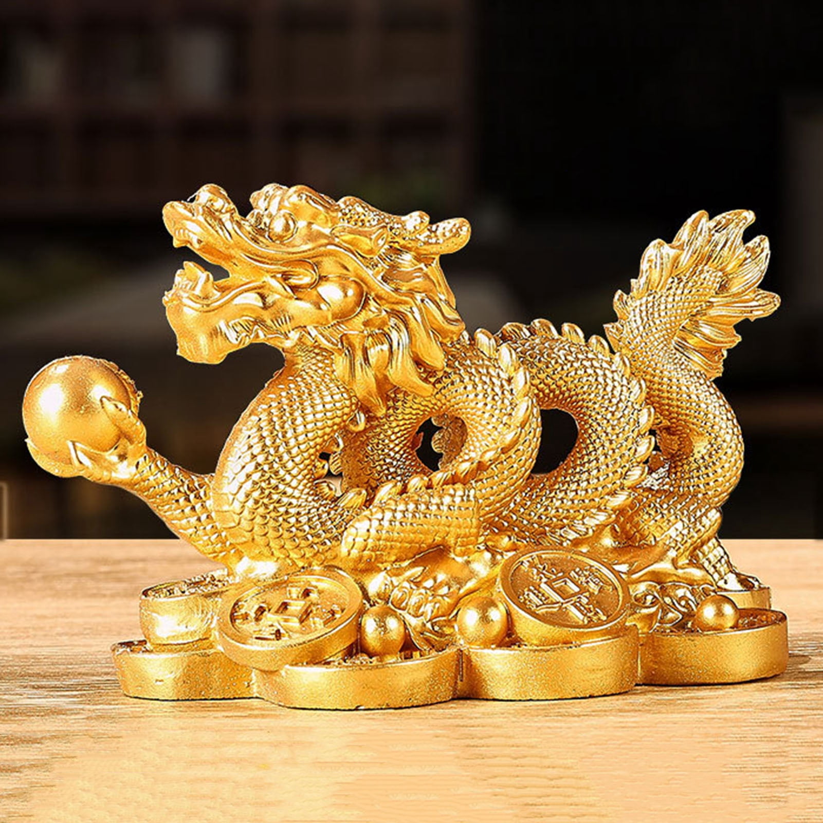 Tnobhg 2024 Chinese Zodiac Dragon Statue Model Year of The Dragon ...