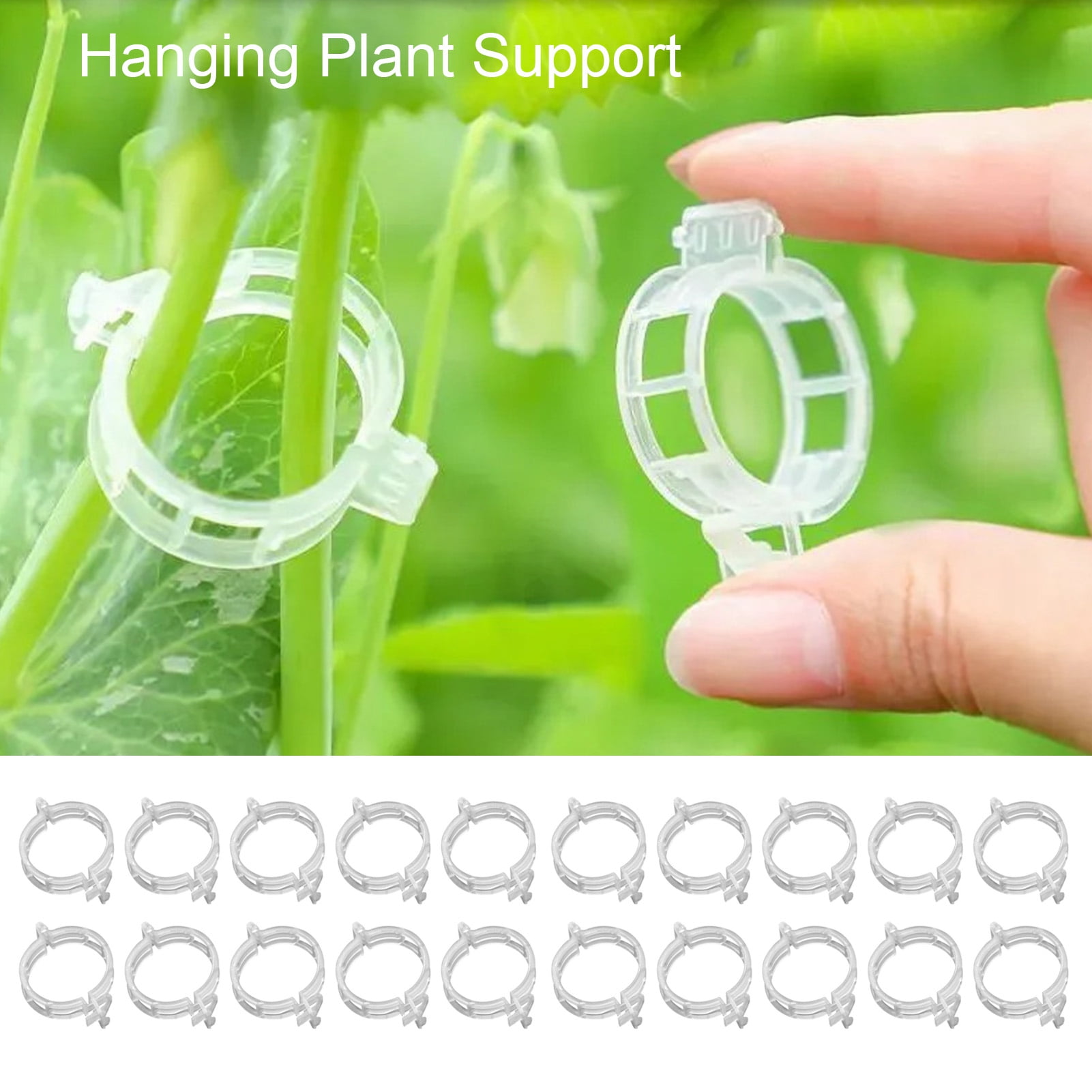 Tnobhg 20Pcs Seedlings Fixing Clips Quick-open Plant Support Clips ...