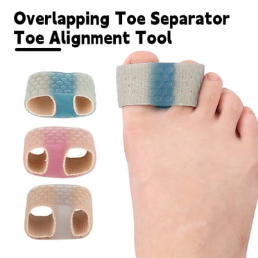 Tomshoo Silicone Toe Separators Straightener Toe Corrector Spacer ...