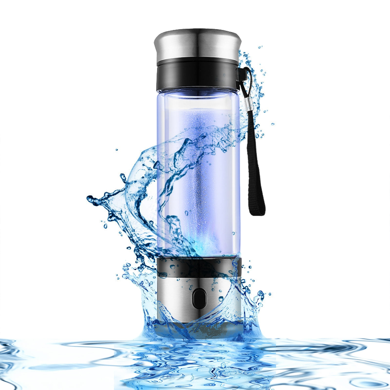 Tnobhg 350ML Portable Hydrogen Water Generator Bottle Health Boosting ...
