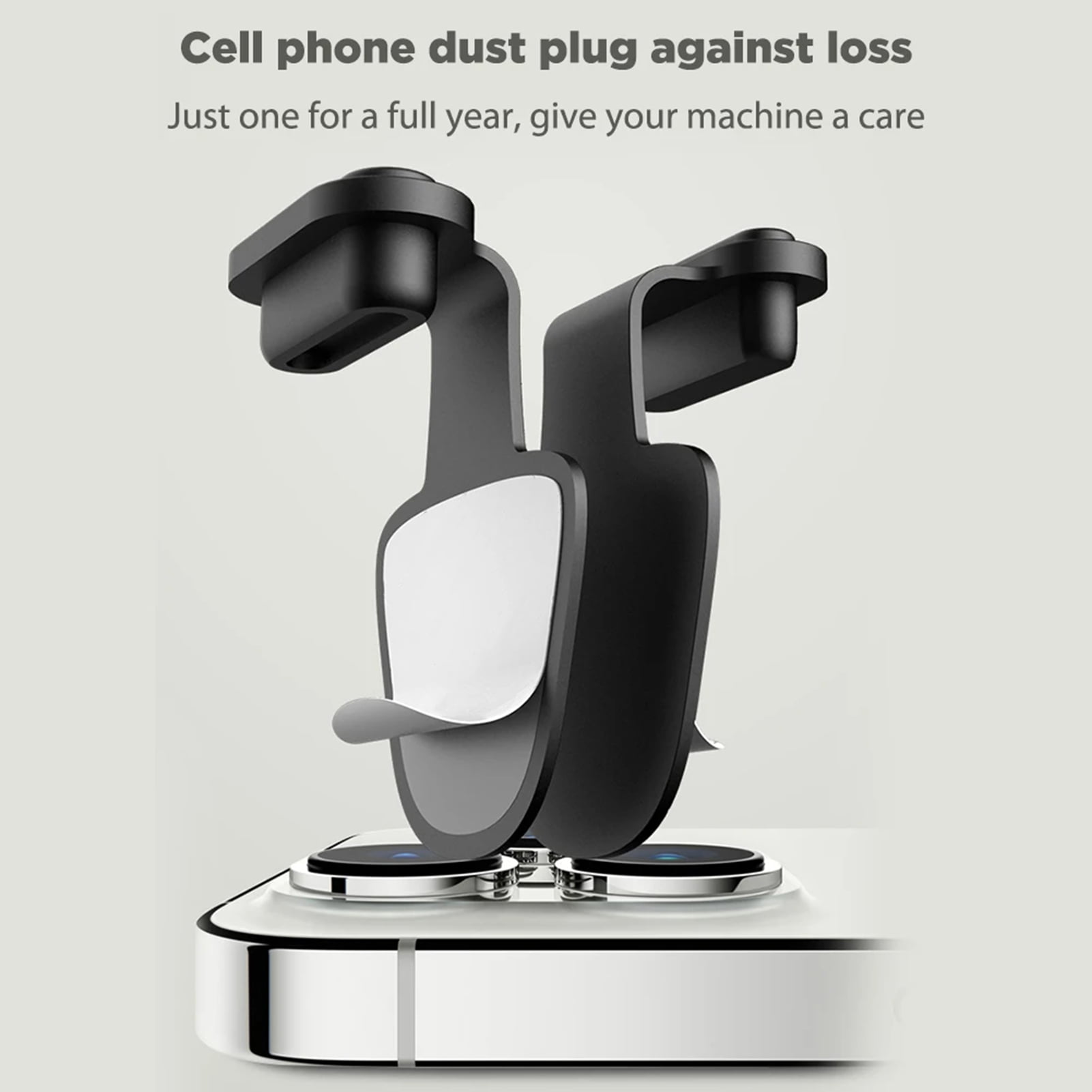 Tnobhg Cell Phone Silicone Dust Plug for iPhone for Android 8Pin Type-C Waterproof Tablet Mobile ...