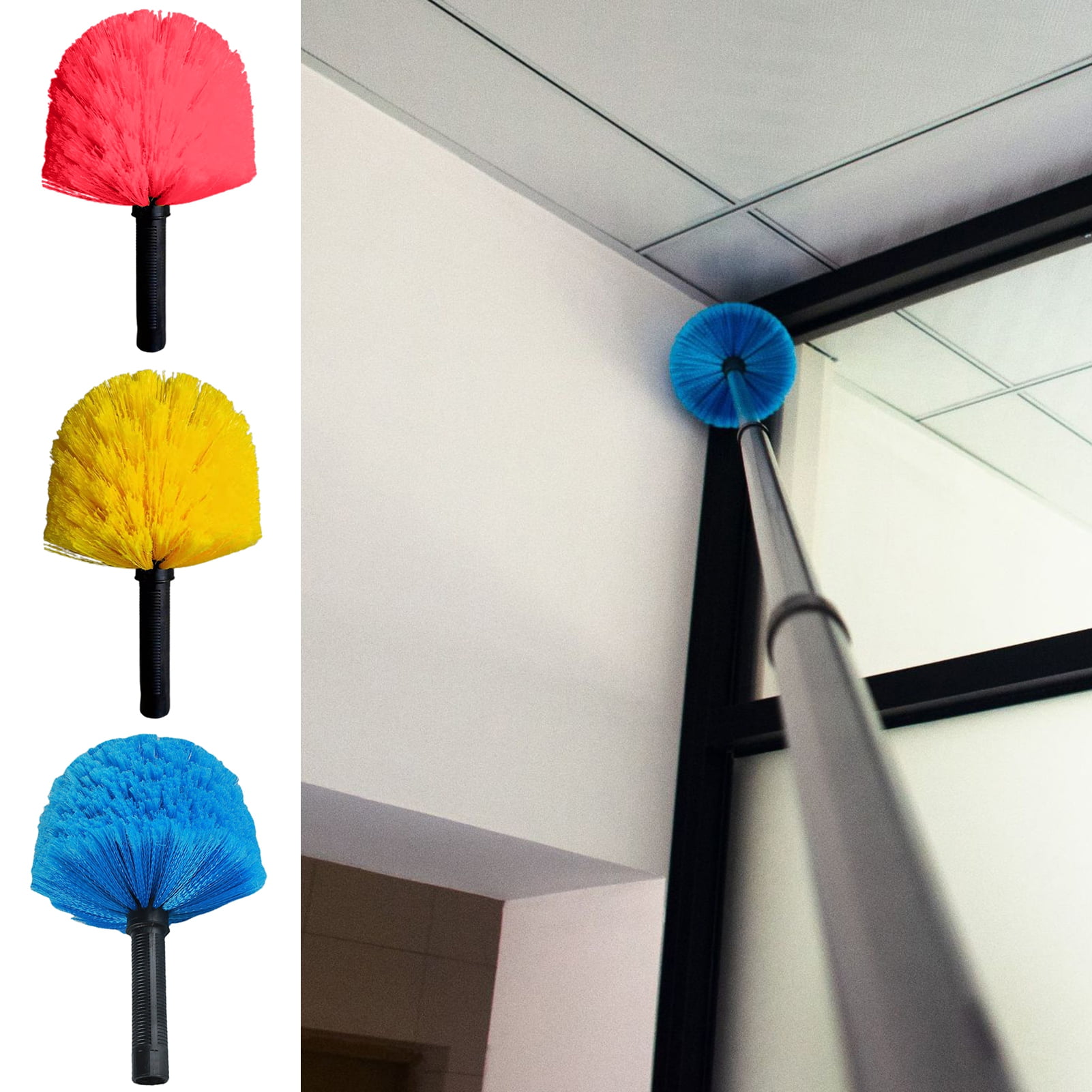 Tnobhg Dusting Brush Spider Web Duster Telescopic Rod Convenient ...