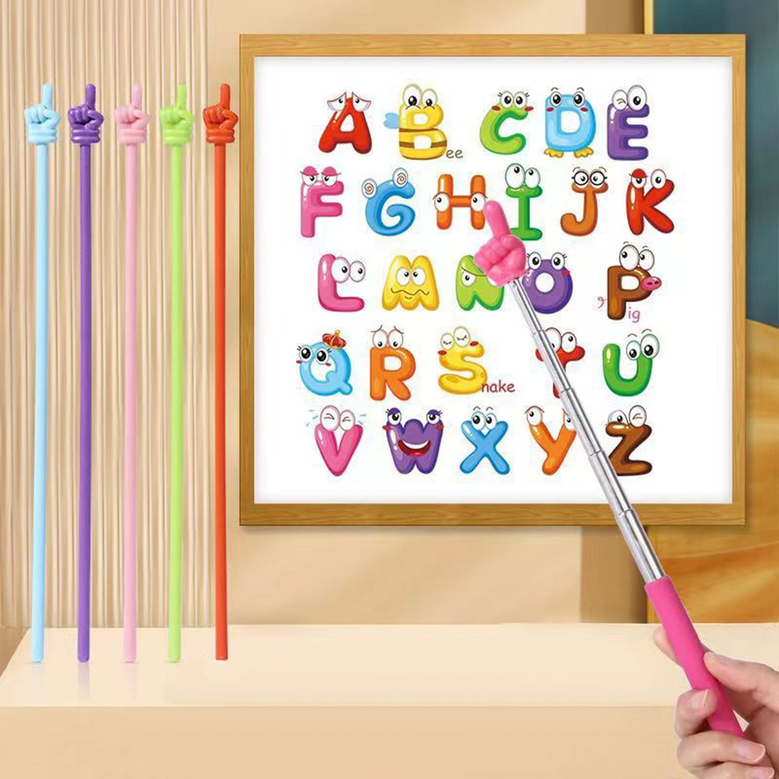 Tnobhg Extendable Finger Stick Retractable Telescopic Classroom ...
