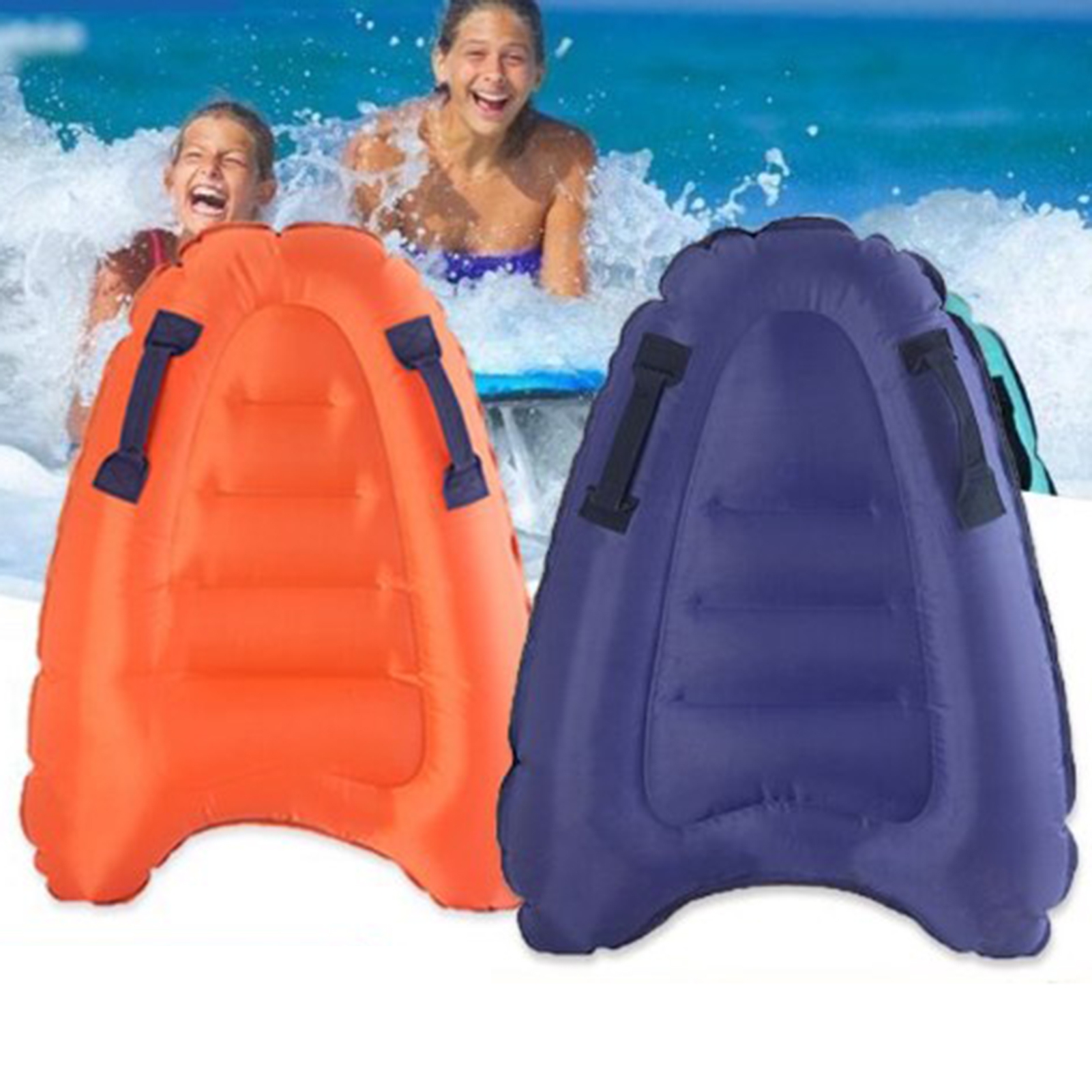 Tnobhg Inflatable Surfboard Solid Color Good Buoyancy Strong Load ...