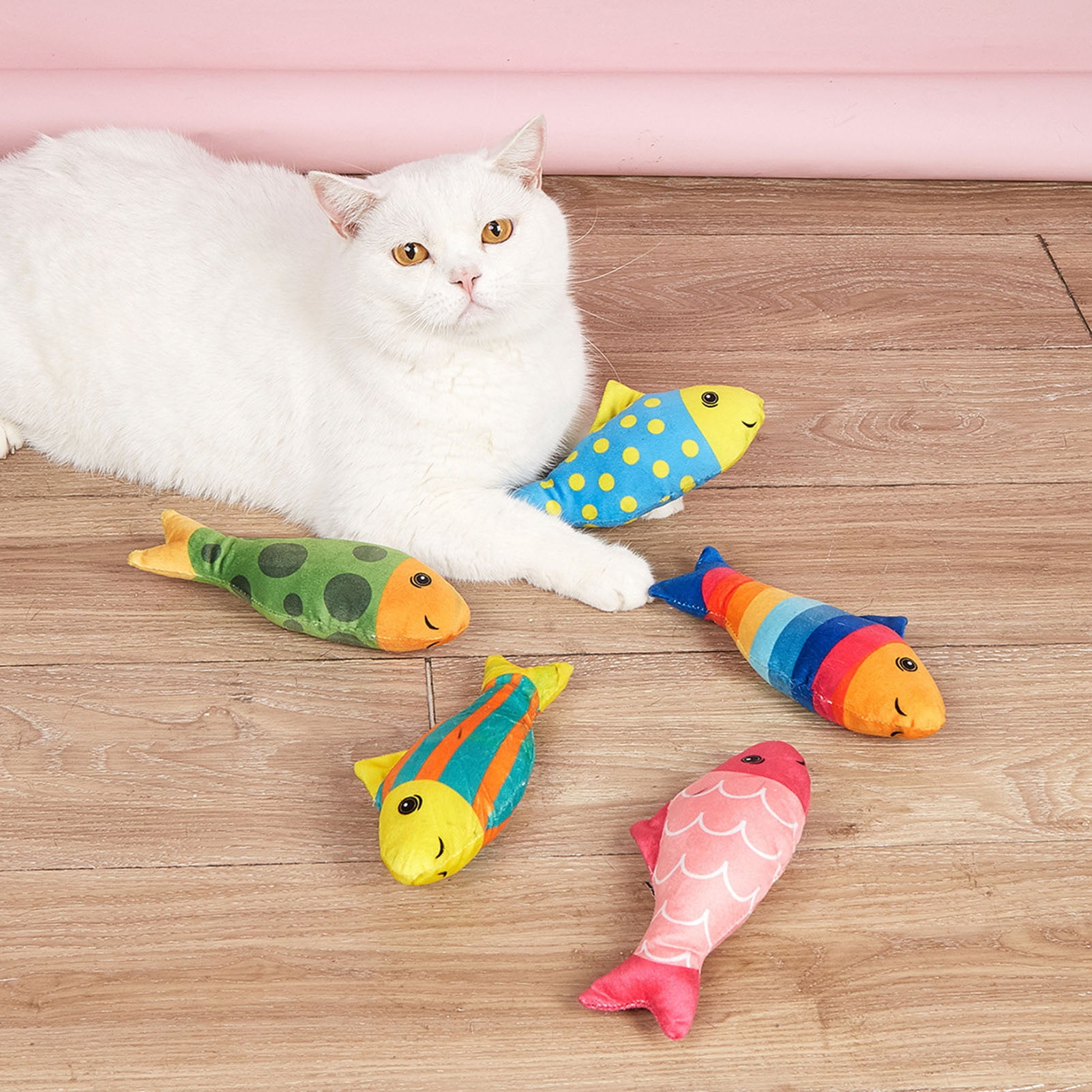Tnobhg Interactive Catnip Toy with Cat Grass Inside Enhance Bond ...
