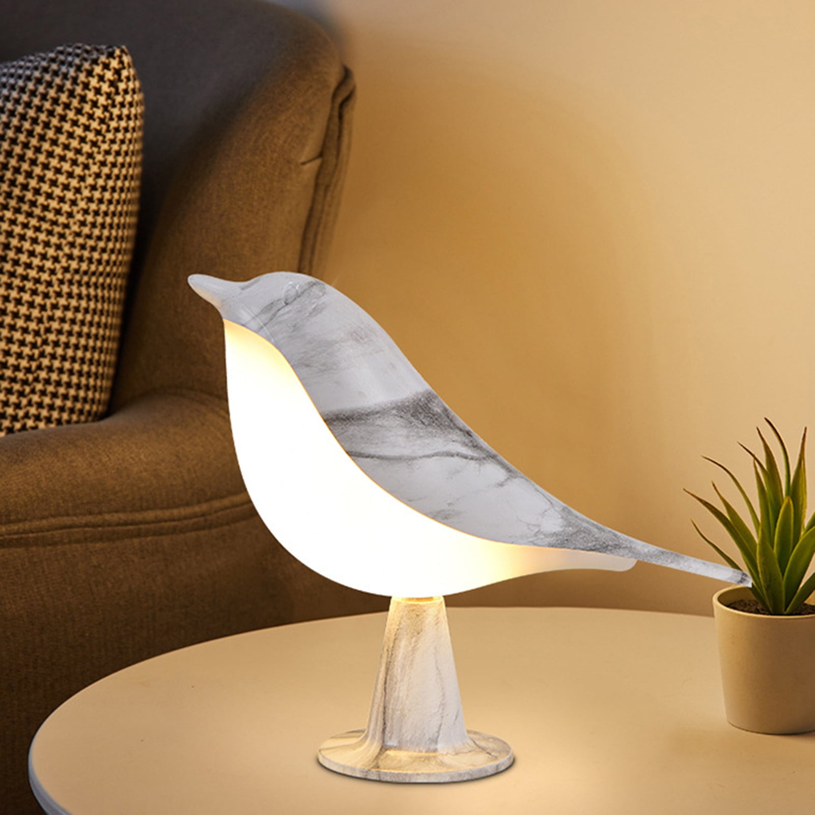 Tnobhg LED Bird Lamp Dimmable Color Temperature Adjustable Flicker Free ...