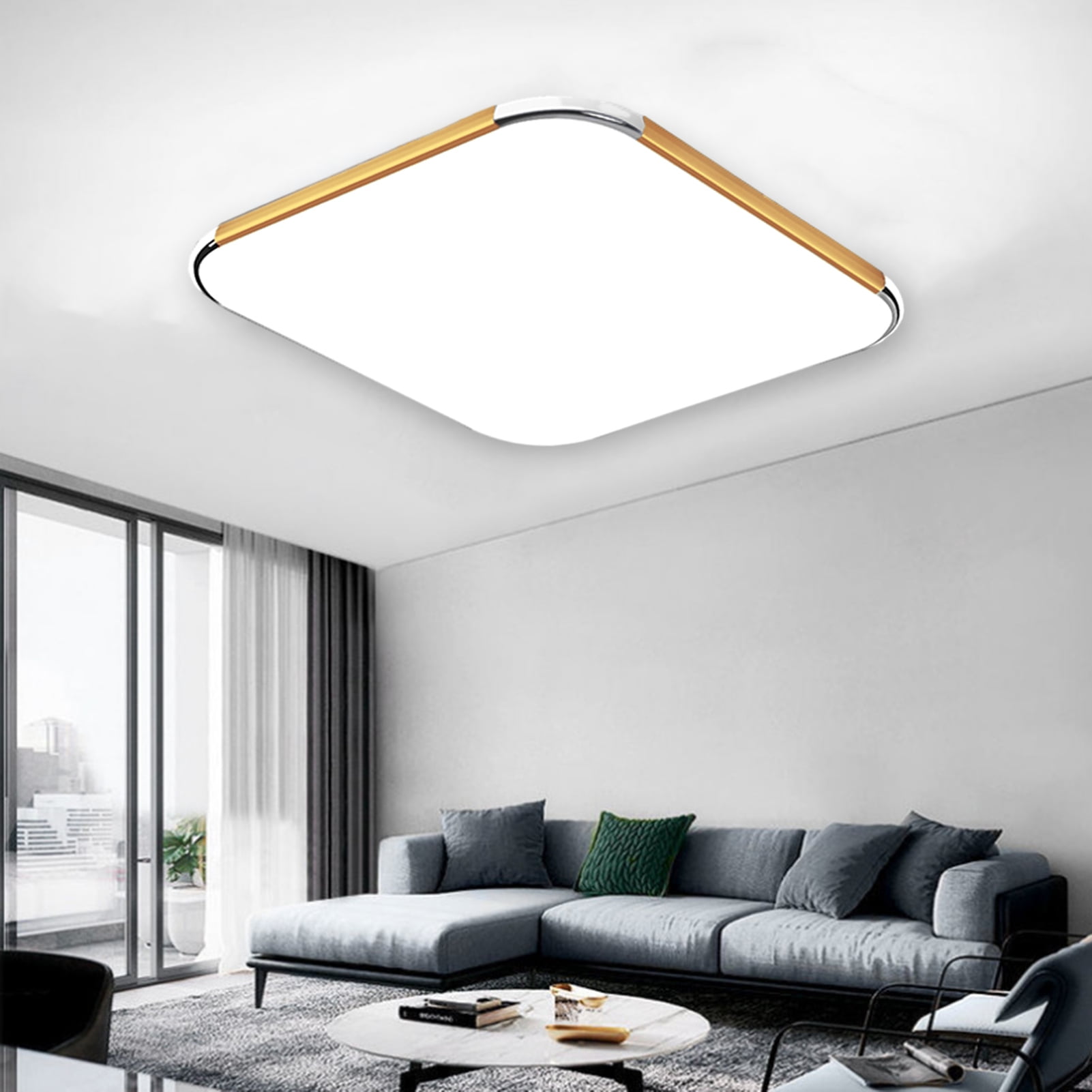 Tnobhg LED Flush Mount Ceiling Light High Brightness Flicker Free Eye ...