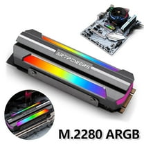 Acidalie M.2 SSD heatsink with Double Layer Aluminum and 4 Copper Heat ...