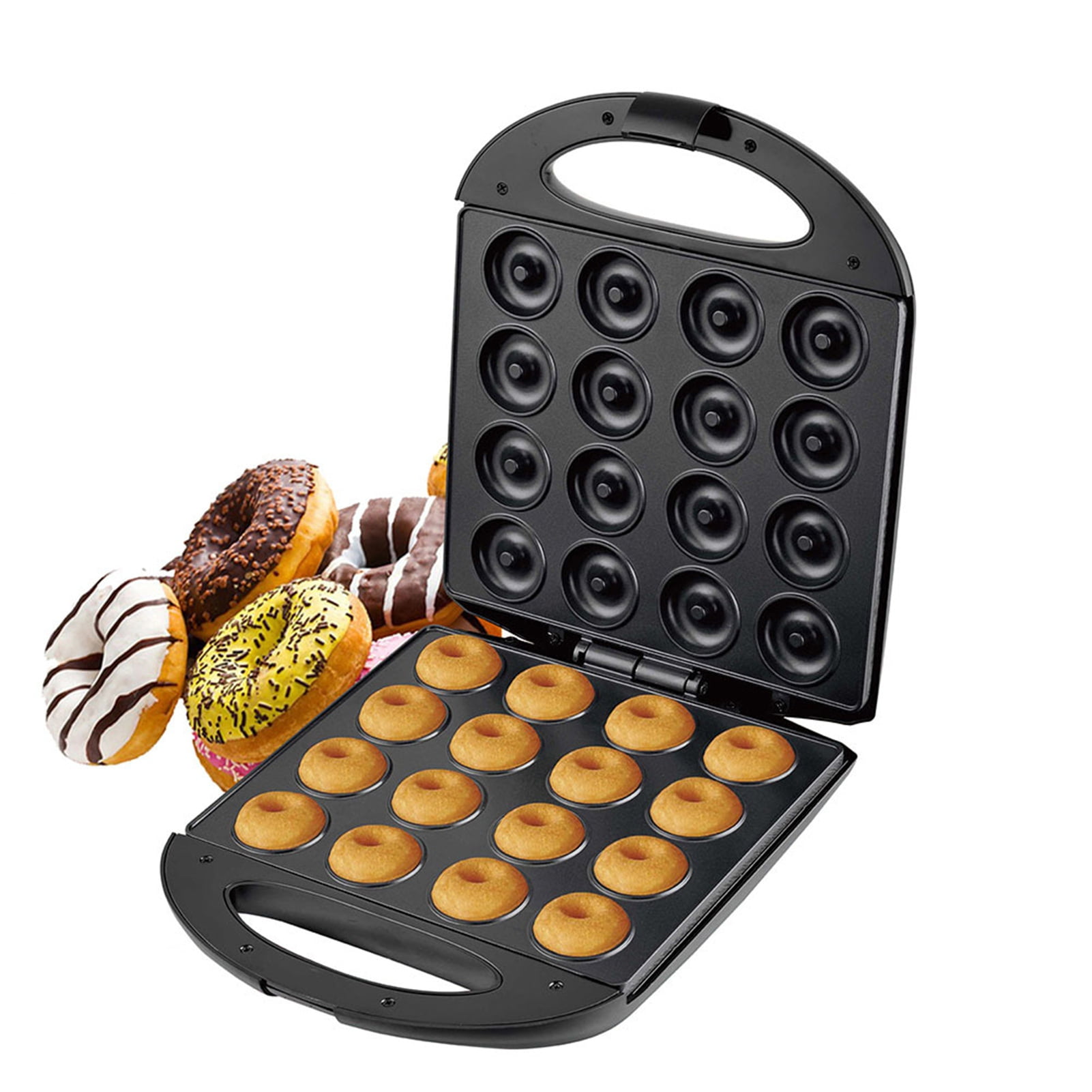 Tnobhg Mini Donut Maker Machine Food Grade Non-stick Surface Design 16 ...
