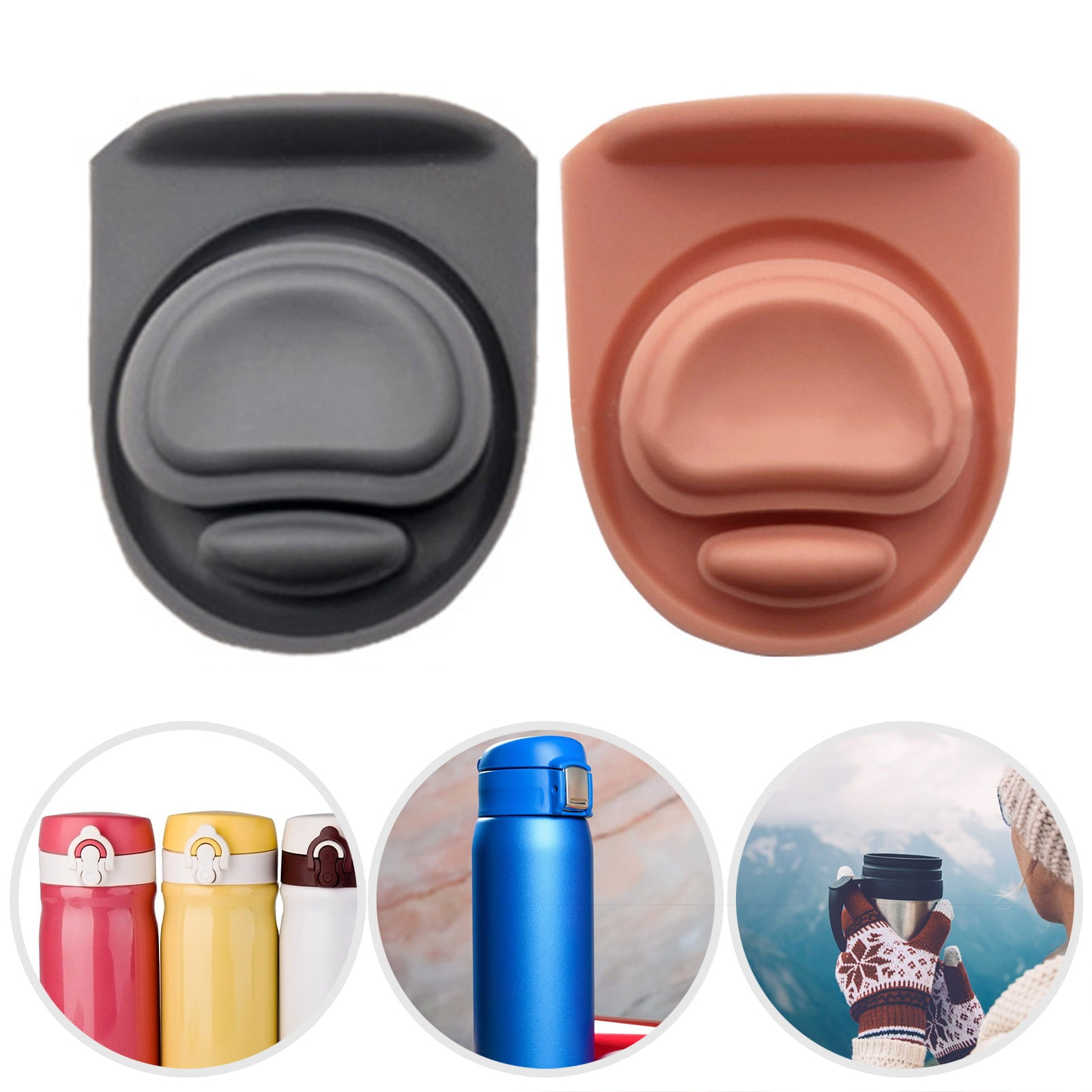 Tnobhg Replacement Stopper Bottle Top Lid Gasket Silicone Plug Water ...