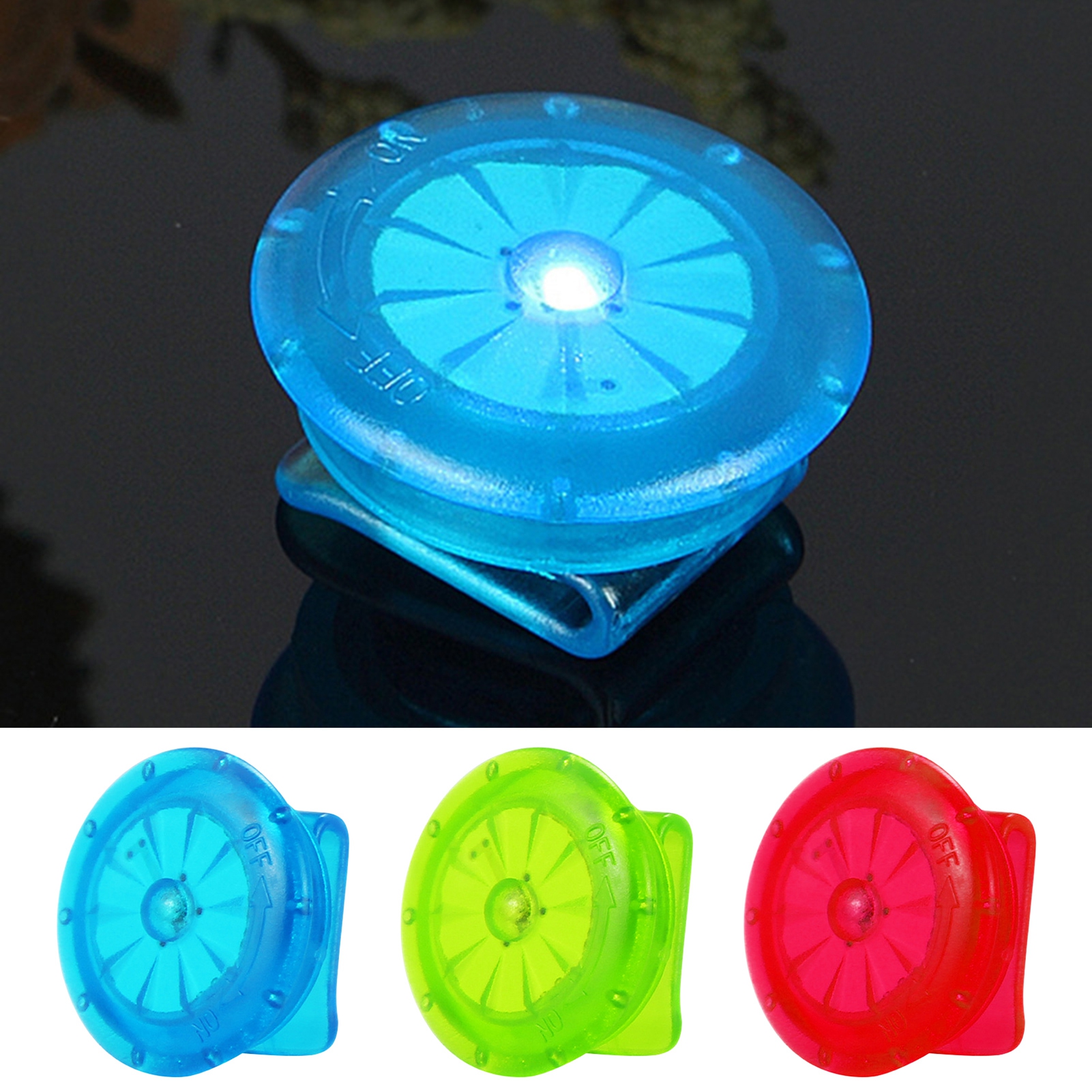 Tnobhg Running Light LED Backpack Clip-on Lamp Super Bright High Lumens ...