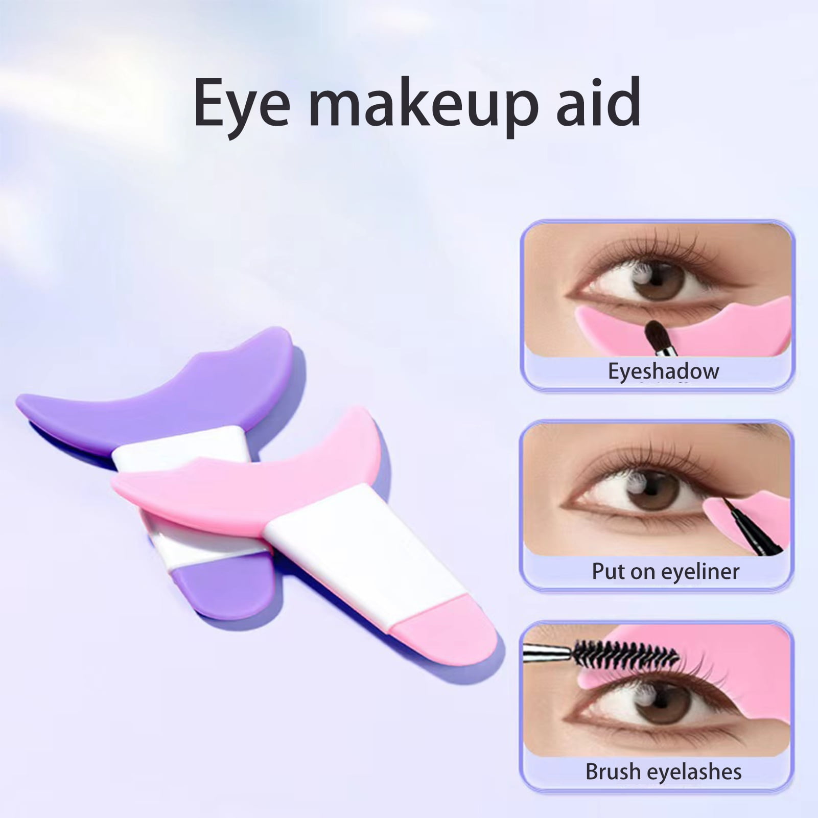 Tnobhg Silicone Eyeliner Tool Easy Precise Eye Makeup Application ...